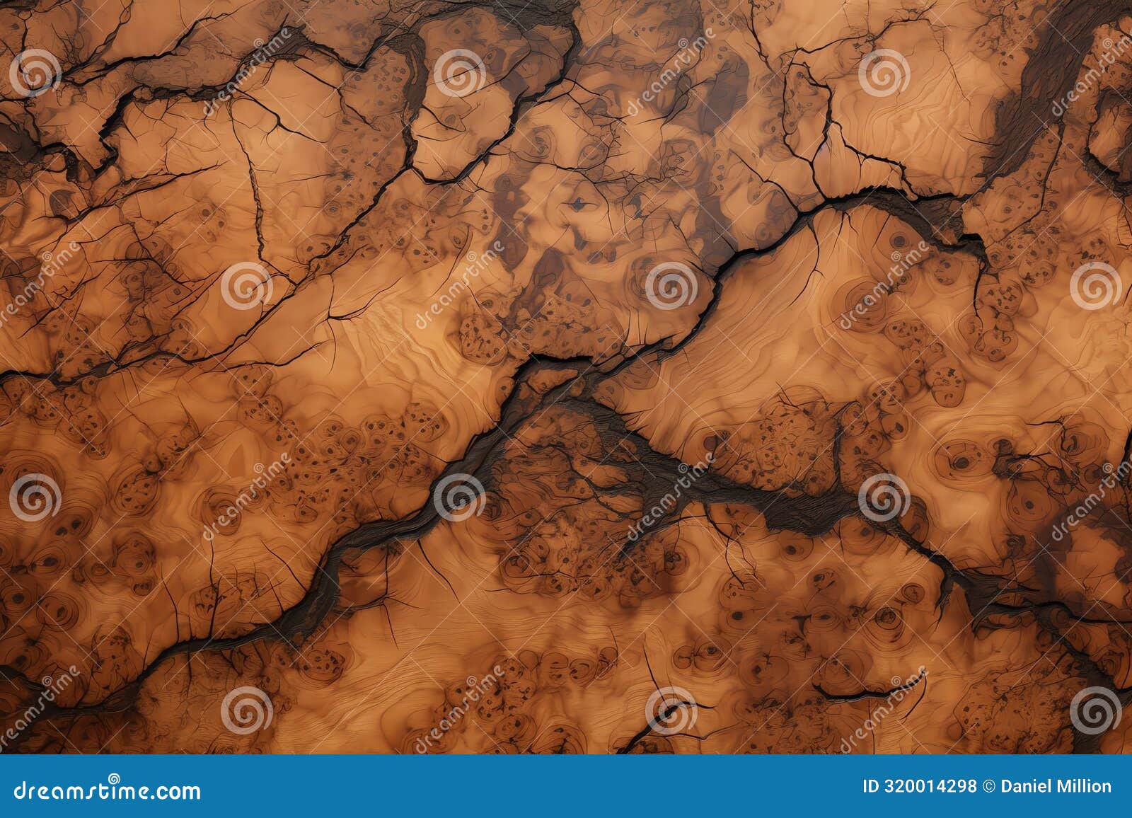 Spalted Maple Wood Featuring Intricate Dark Patterns Created by Fungi ...