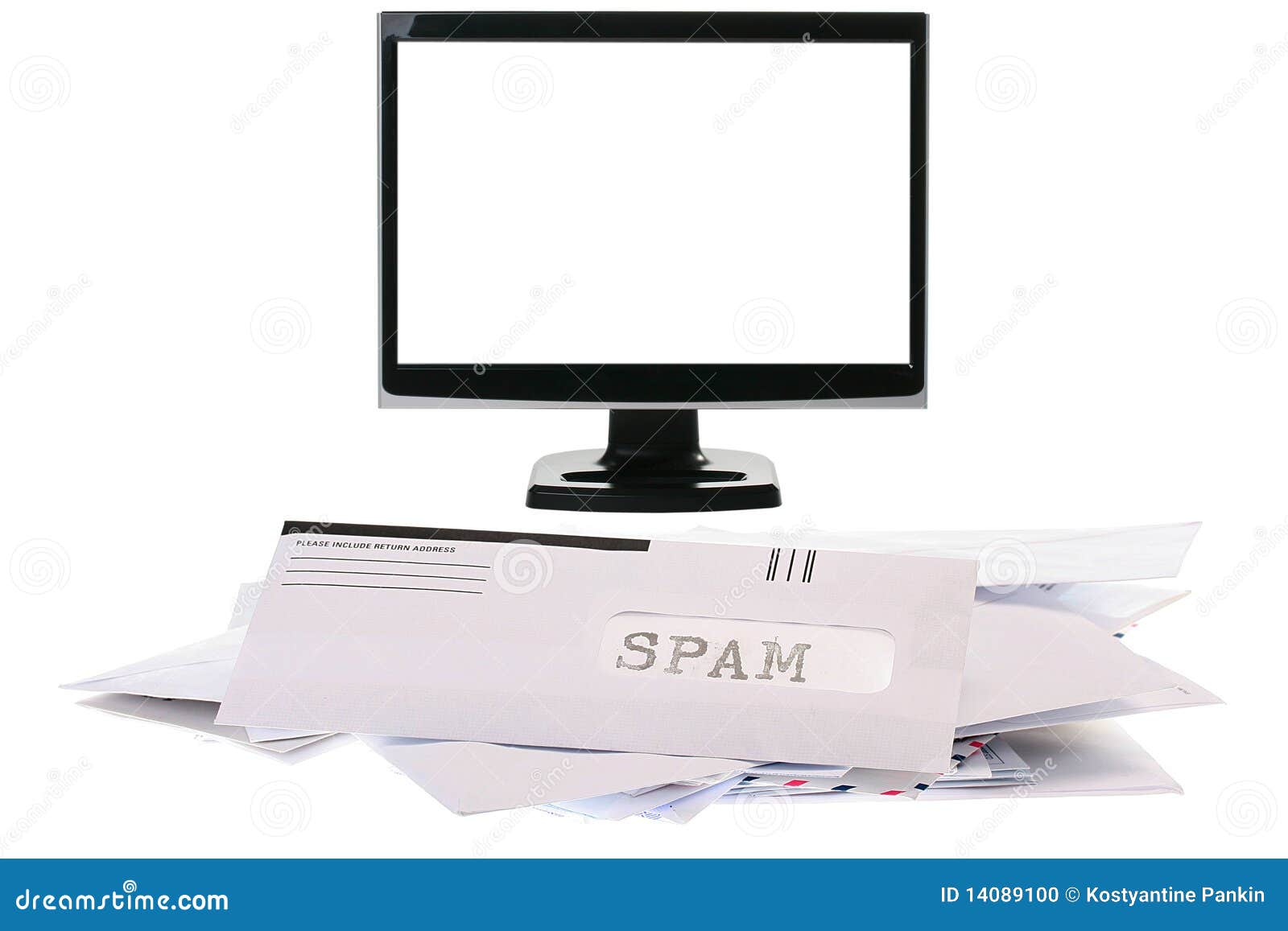 Spam stock photo. Image of crime, computer, internet - 14089100