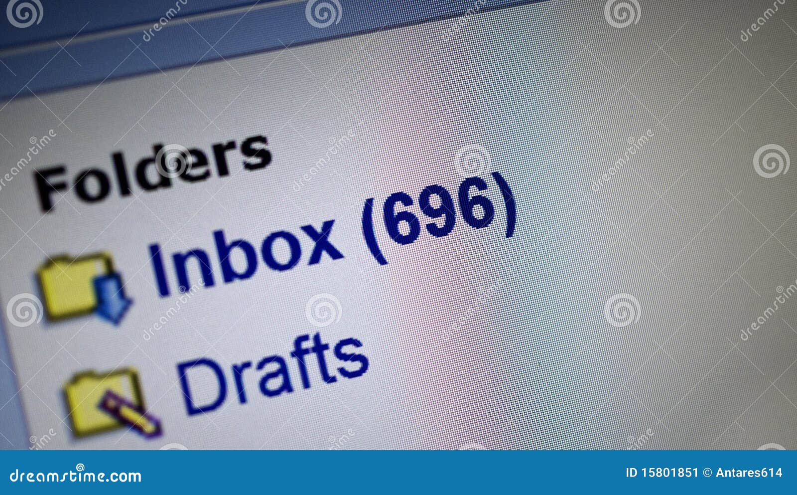 Spam stock image. Image of spam, checking, message, folder - 15801851