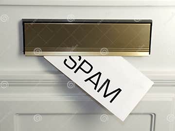 Spam stock photo. Image of leaflet, post, white, cost - 1650850