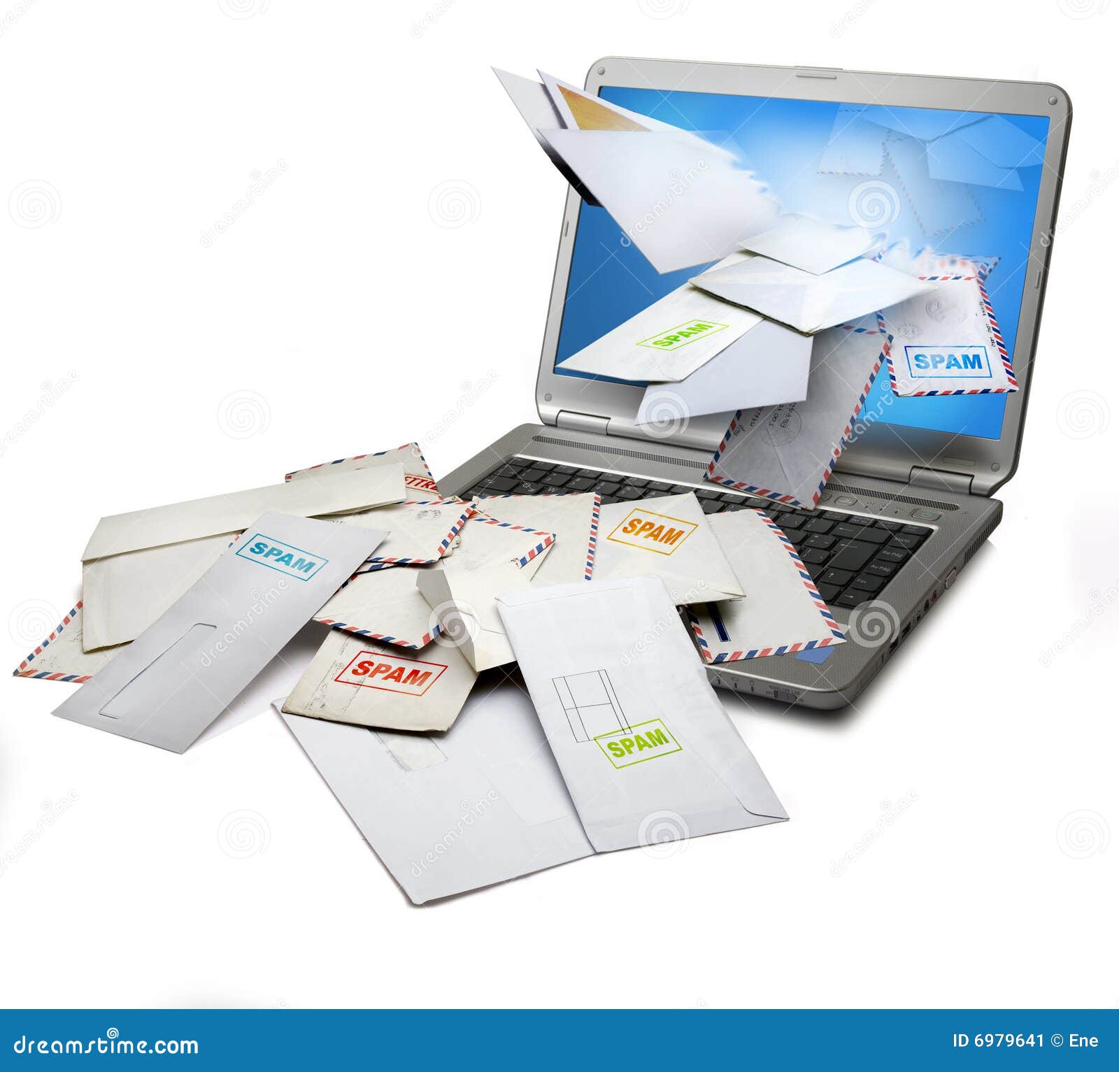 Spam stock image. Image of computer, receive, notebook - 6979641