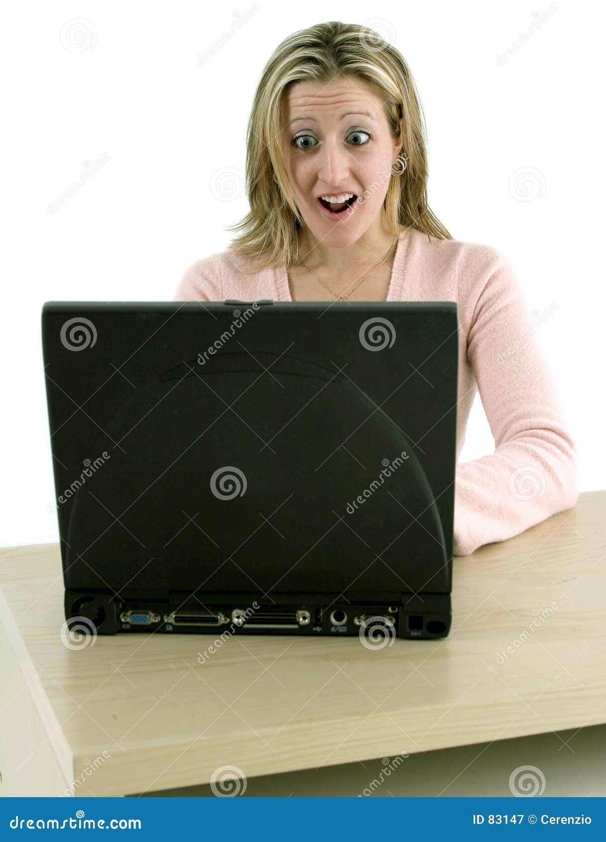 SPAM! stock image. Image of desk, pink, female, women, white - 83147