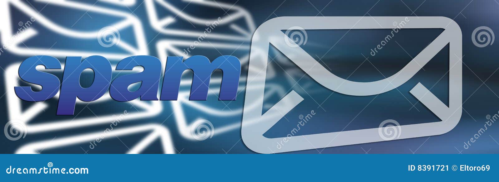 Spam Banner Stock Illustration | CartoonDealer.com #8391721