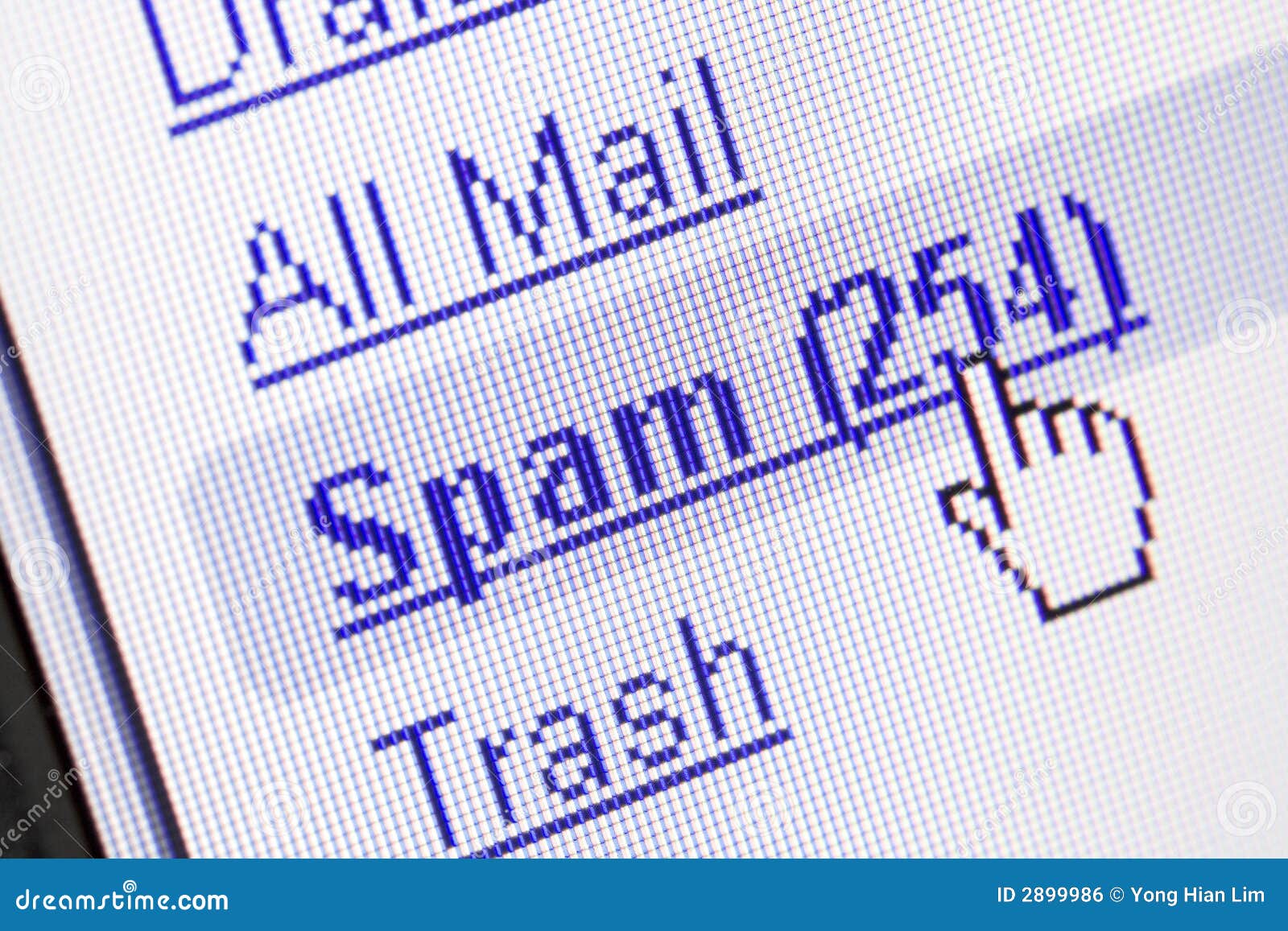 Spam in cassetta postale fotografia stock. Immagine di elettronico ...