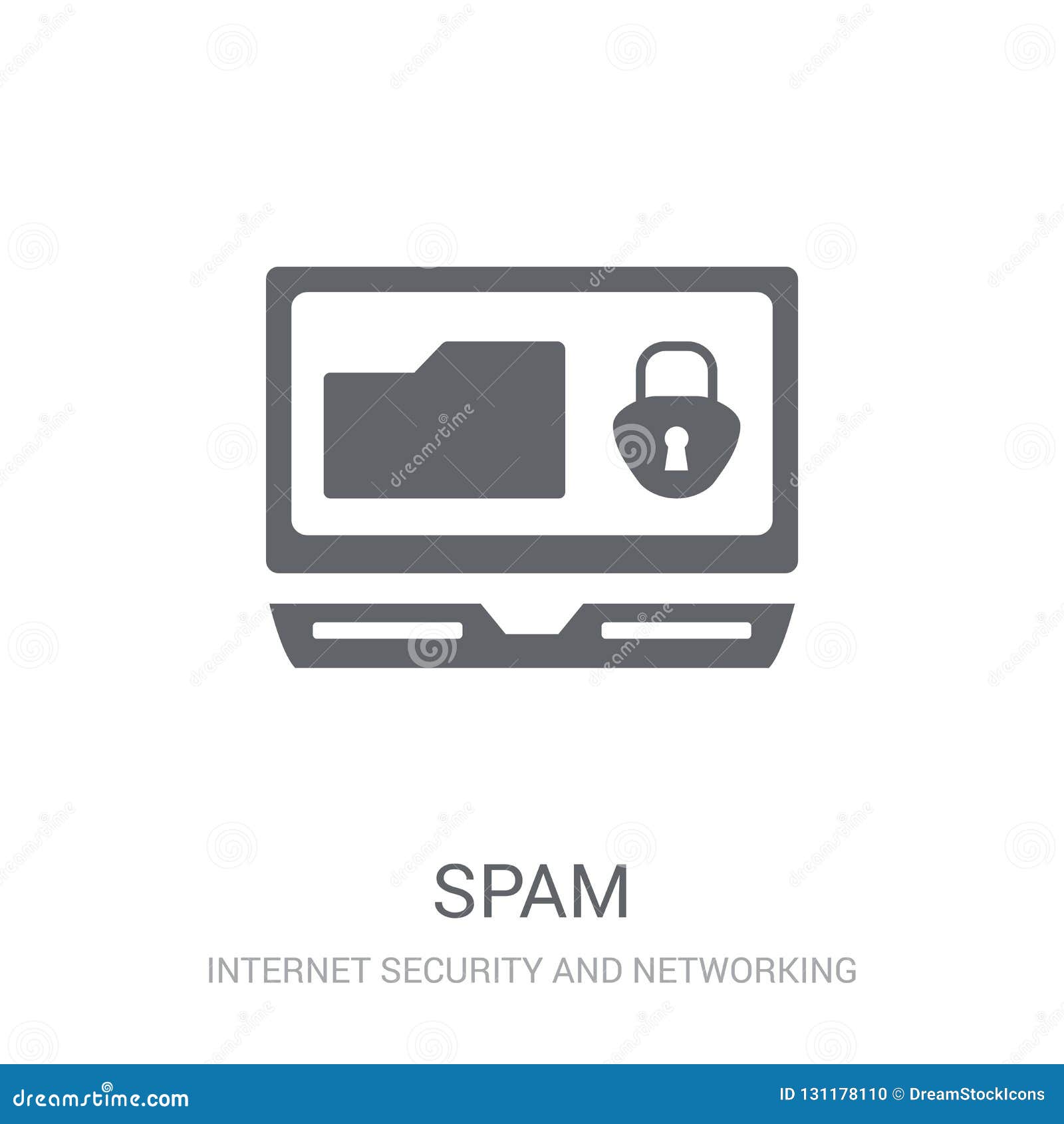 Spam Icon. Trendy Spam Logo Concept on White Background from Int Stock ...