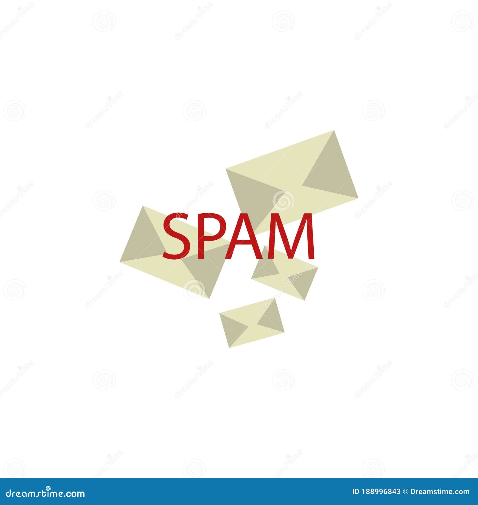 The Spam of the Letter Icon. Element of Cyber Security Icon for Mobile ...
