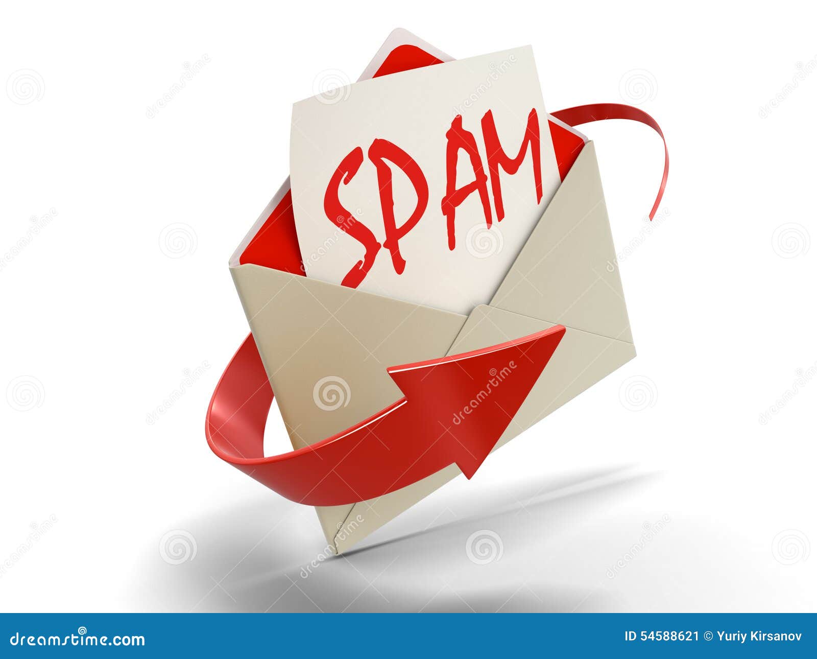 Spam Letters (clipping Path Included) Stock Illustration - Illustration ...