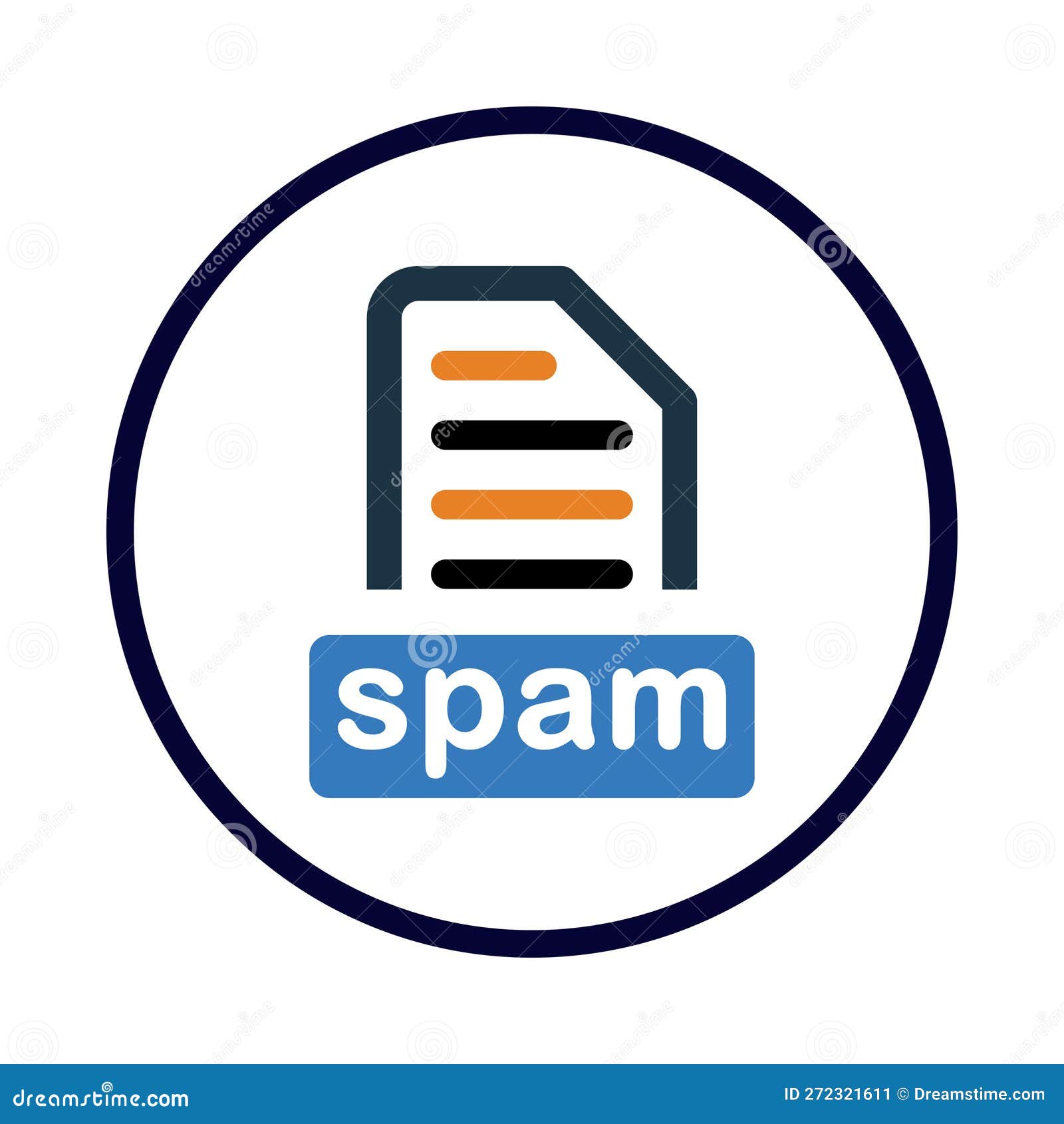 Spam, Mail, Spam Mail, Computer, Alert, Spam Mail Icon Stock Vector ...