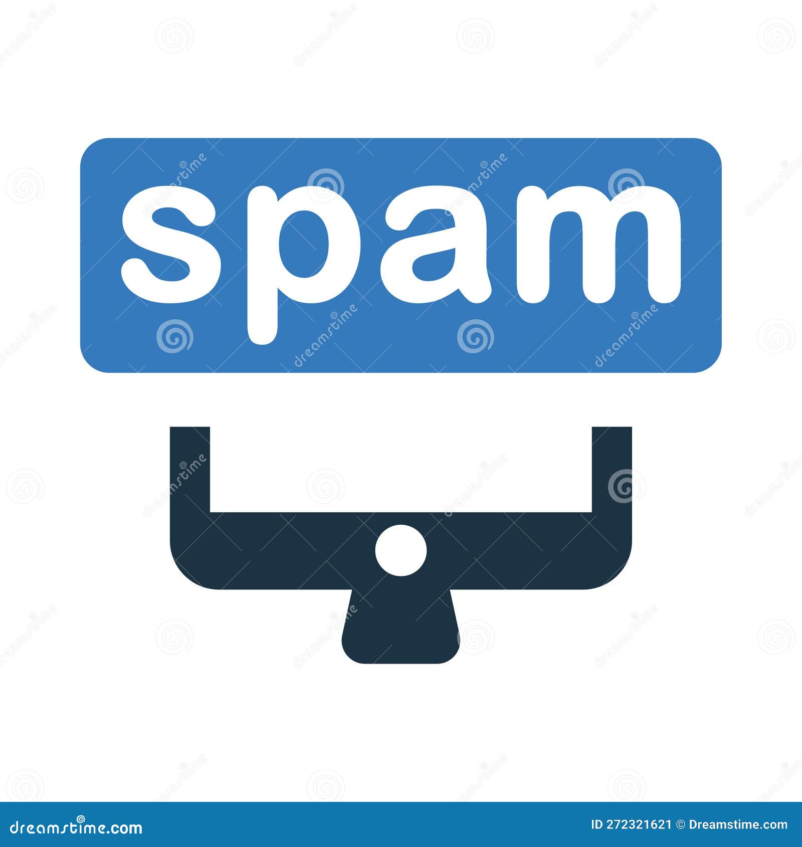 Spam, Mail, Spam Mail, Computer, Alert, Spam Mail Icon Stock Vector ...