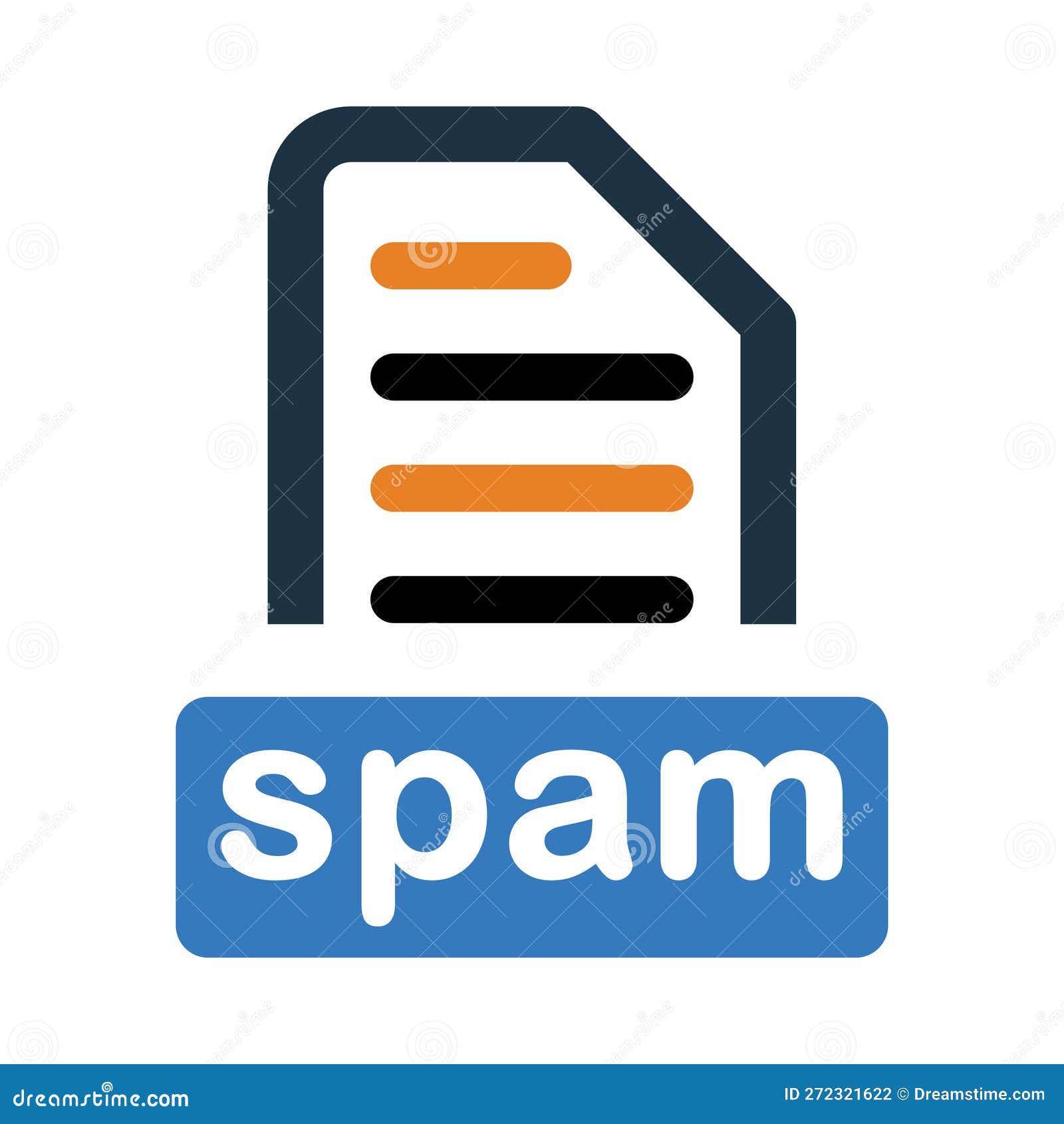 Spam, Mail, Spam Mail, Computer, Alert, Spam Mail Icon Stock Vector ...