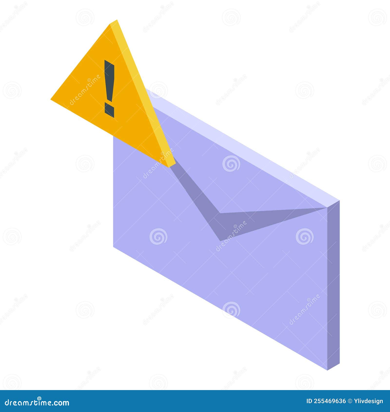 Spam Mail Icon Isometric Vector. Security Data Stock Vector ...