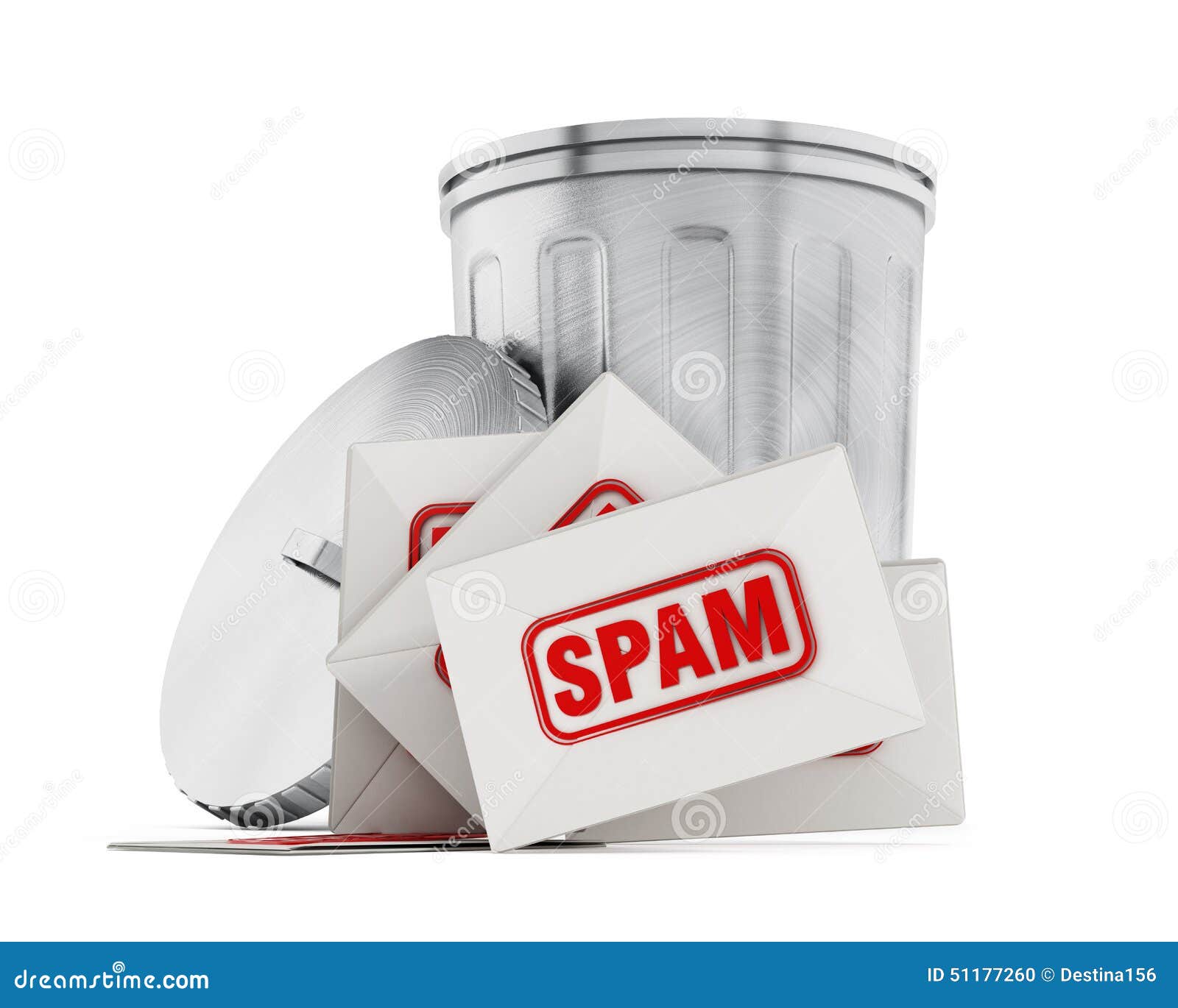 Spam Mail Cartoon Vector | CartoonDealer.com #19097451