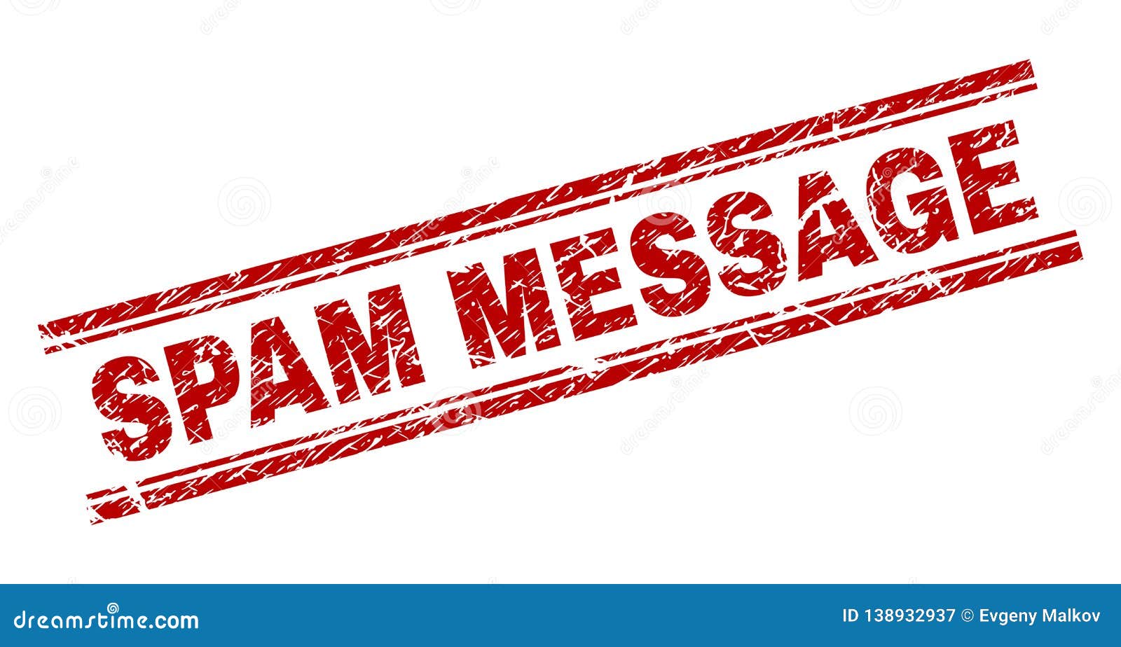 Scratched Textured SPAM MESSAGE Stamp Seal Stock Vector - Illustration ...