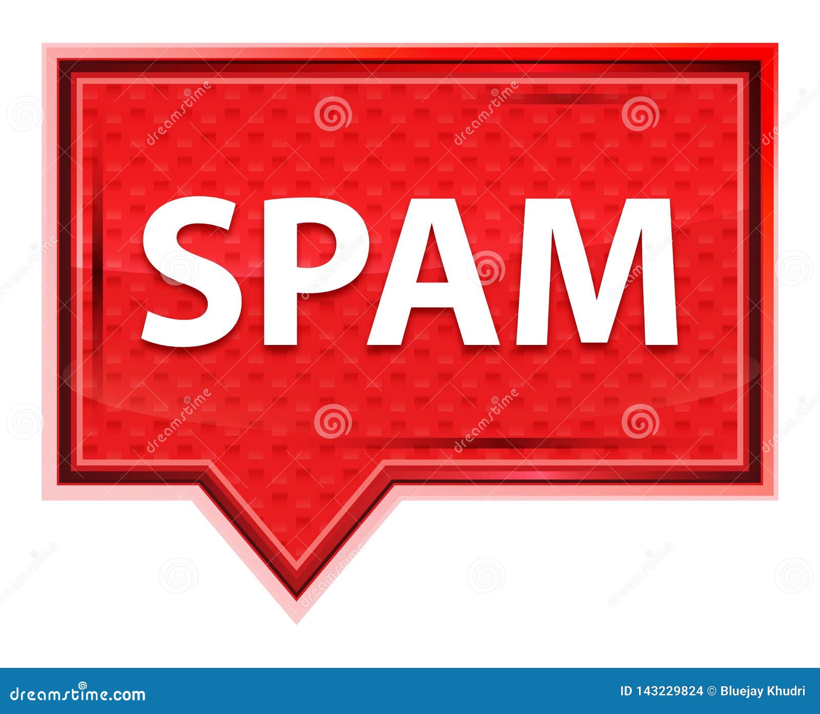 Spam Misty Rose Pink Banner Button Stock Illustration - Illustration of ...