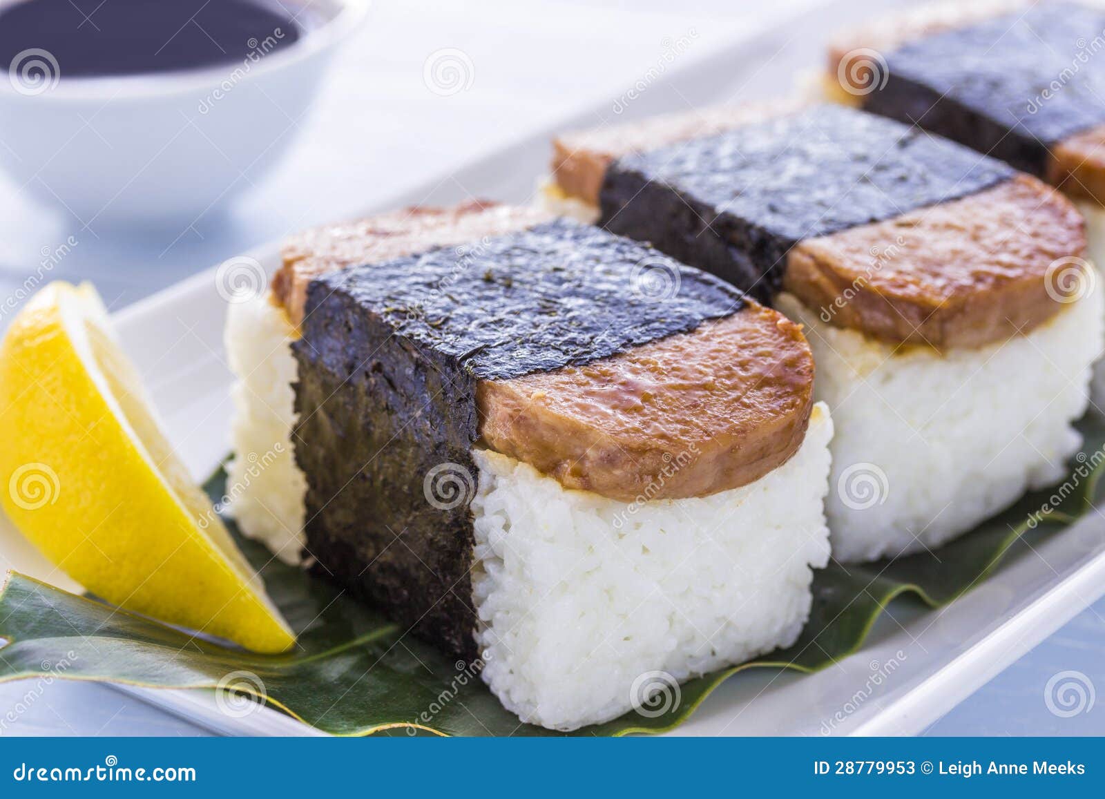 Spam Musubi stock image. Image of regional, omusubi, musubi - 28779953