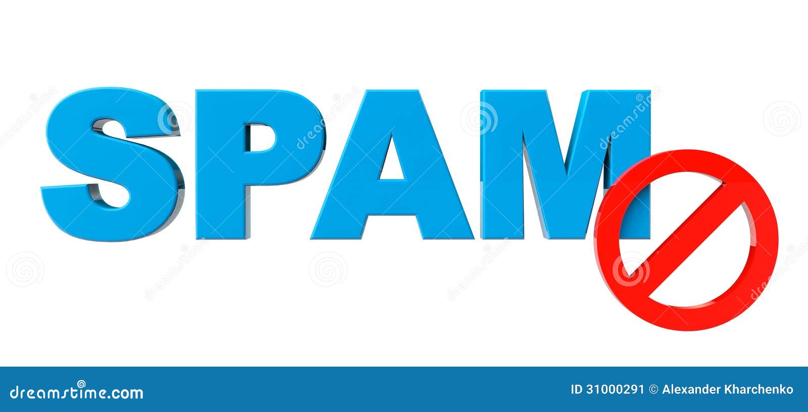 Spam is not allowed sign stock illustration. Illustration of label ...