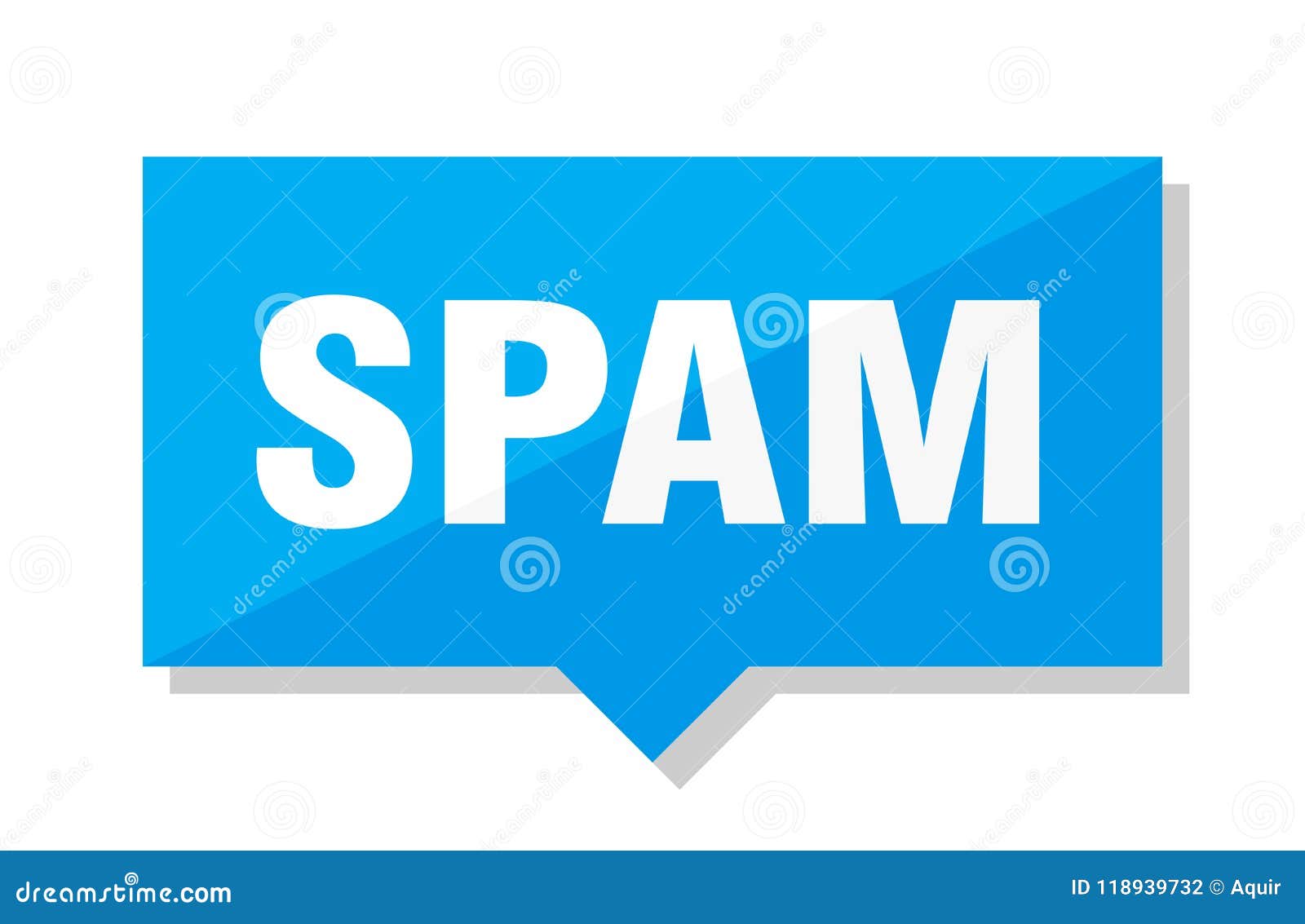 Spam price tag stock vector. Illustration of insignia - 118939732