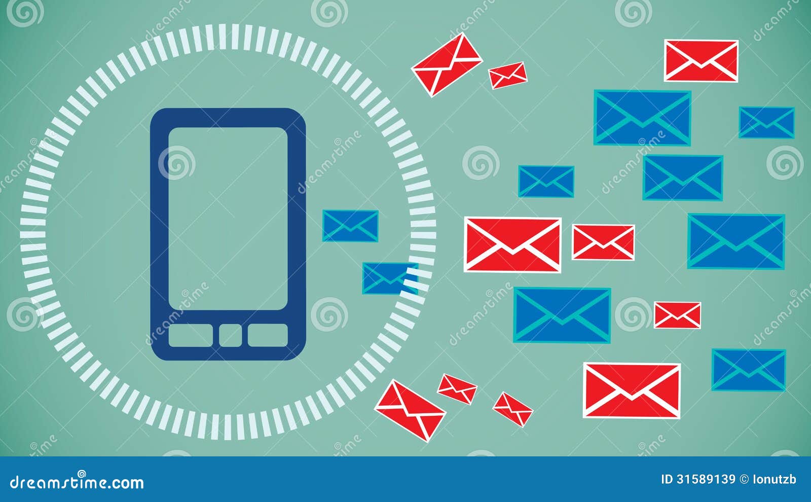 Spam protection system stock illustration. Illustration of concept ...