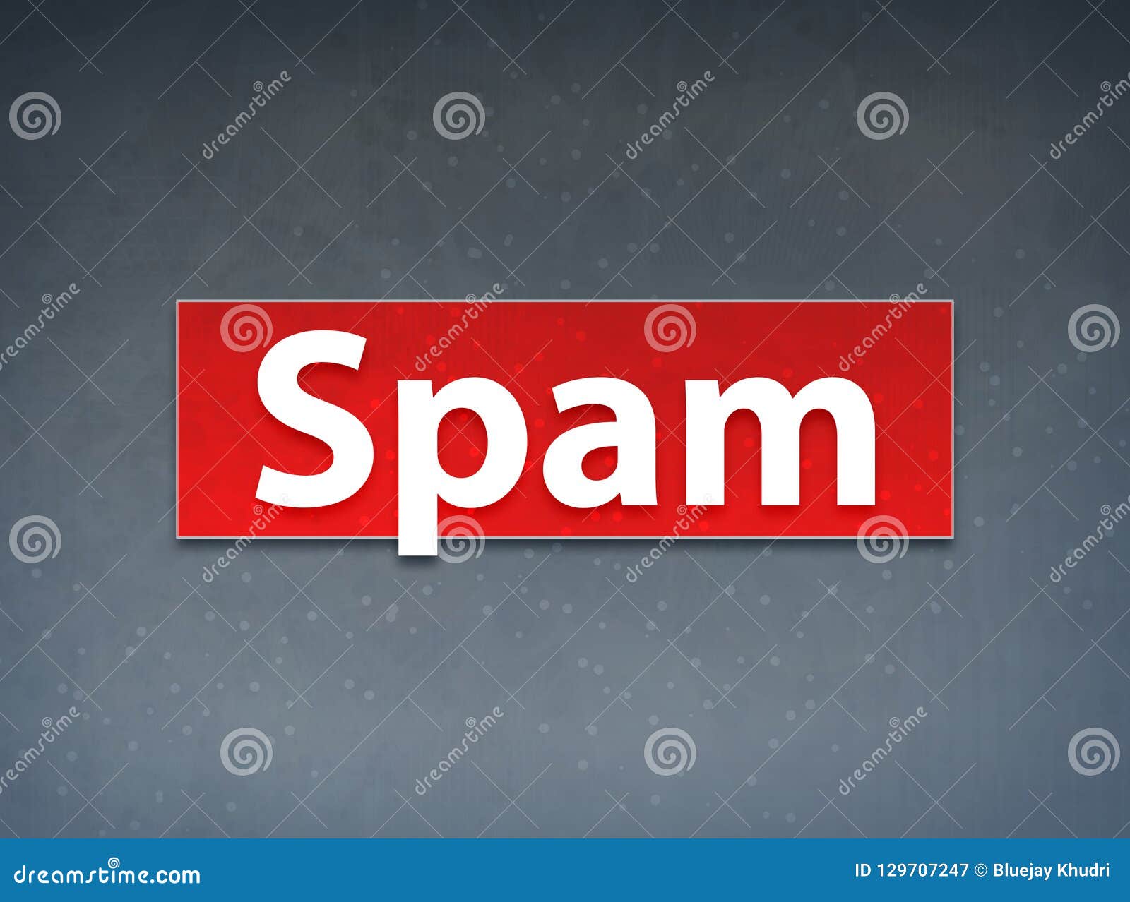 Spam Red Banner Abstract Background Stock Illustration - Illustration ...
