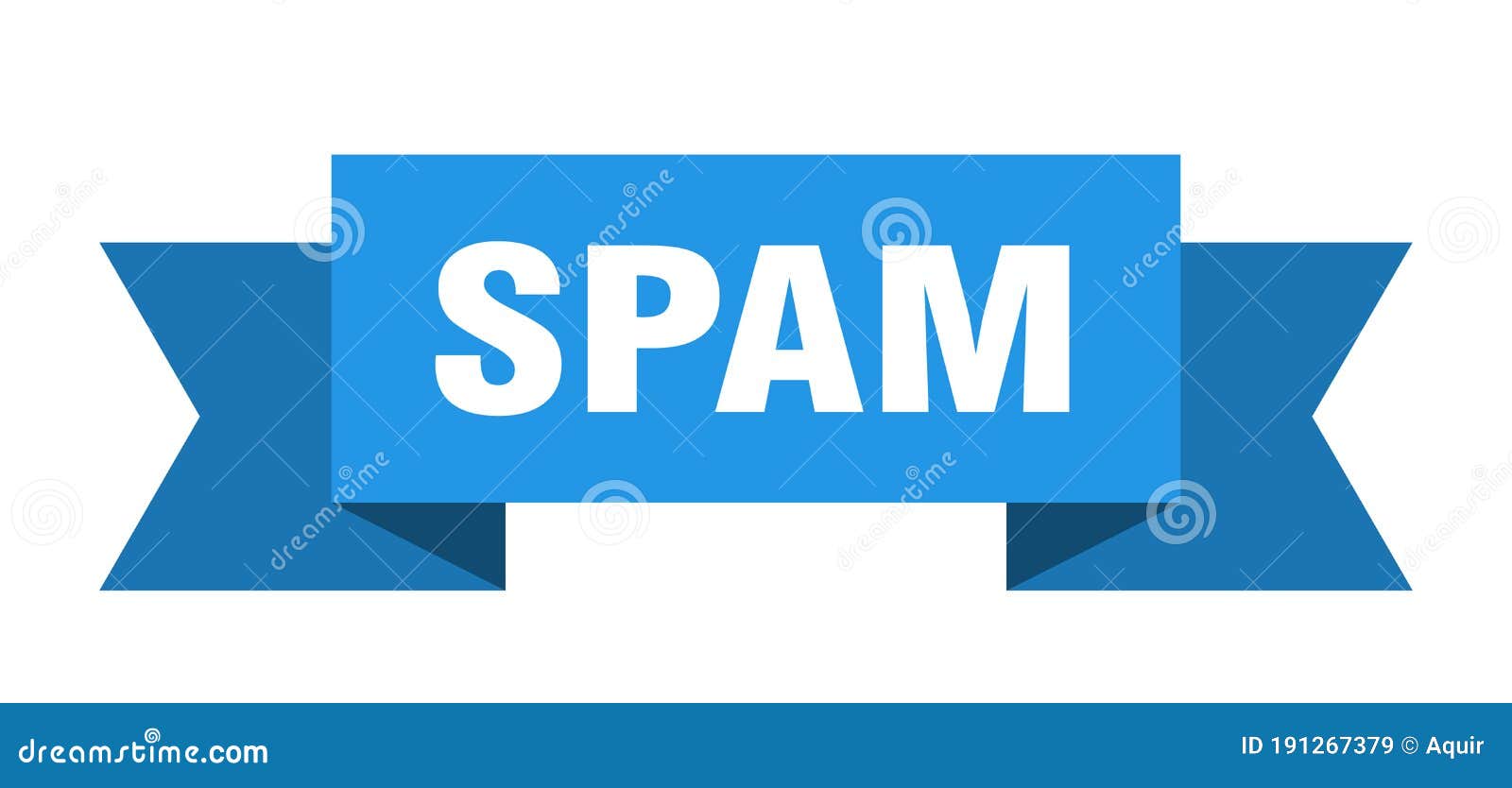 Spam ribbon. stock vector. Illustration of price, design - 191267379