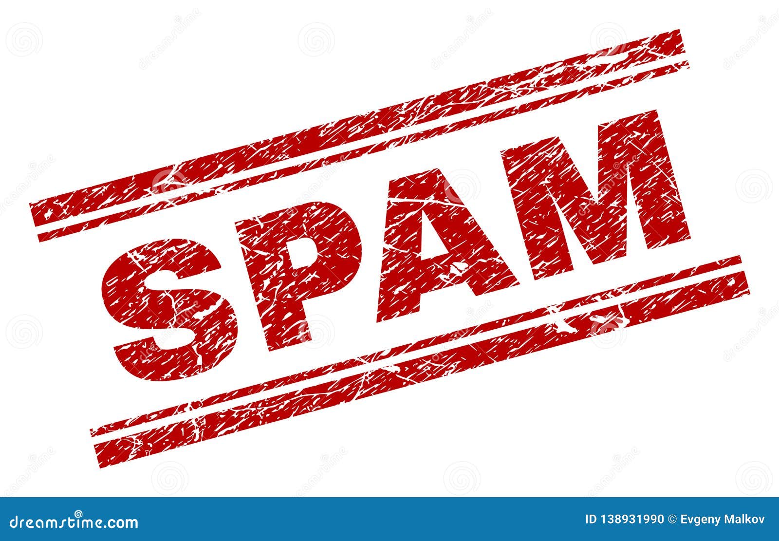 Grunge Textured SPAM Stamp Seal Stock Vector - Illustration of distress ...