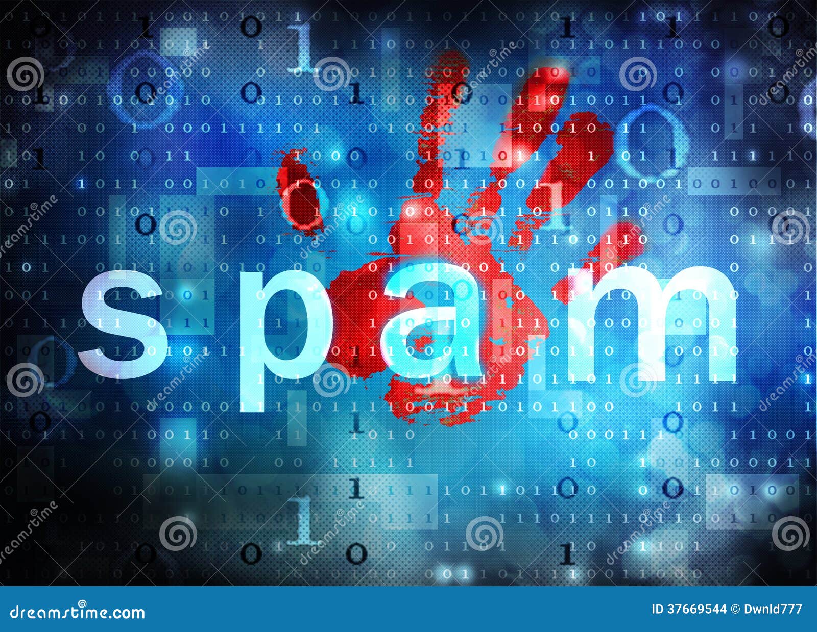 Spam stock illustration. Illustration of junk, online - 37669544