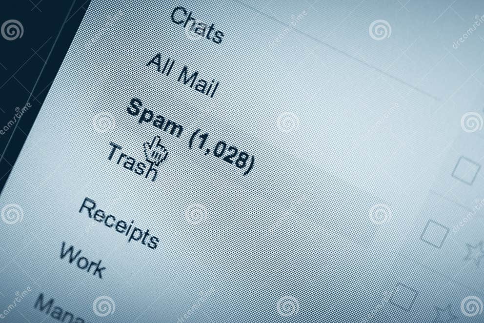Spam trouble stock image. Image of internet, email, computer - 24407297