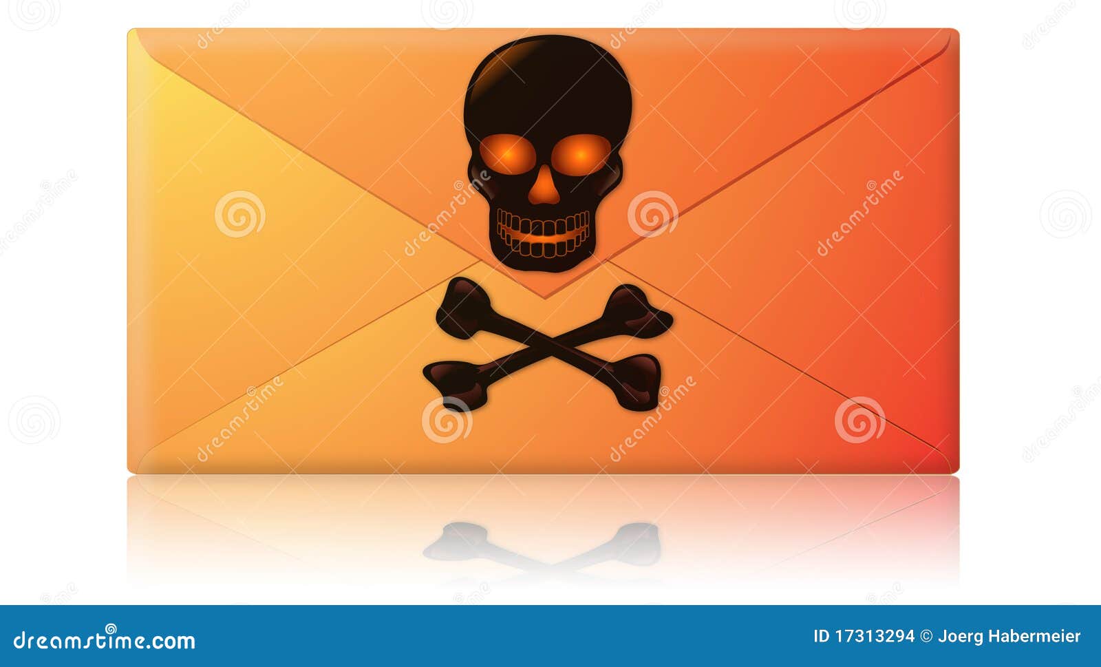Spam, Virus, Phishing Email Envelope Stock Photo - Image of envelope ...