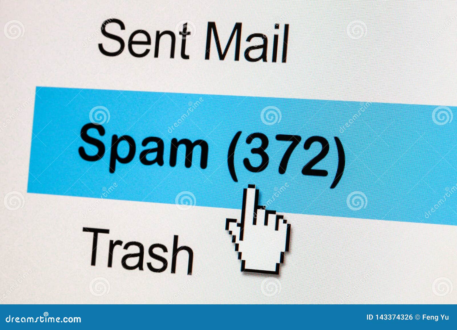 Spame-mail concept stock foto. Image of internet, digitaal - 143374326