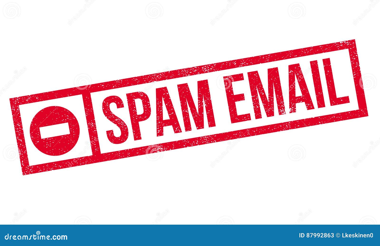 Spame-mail rubberzegel stock illustratie. Illustration of veiligheid ...