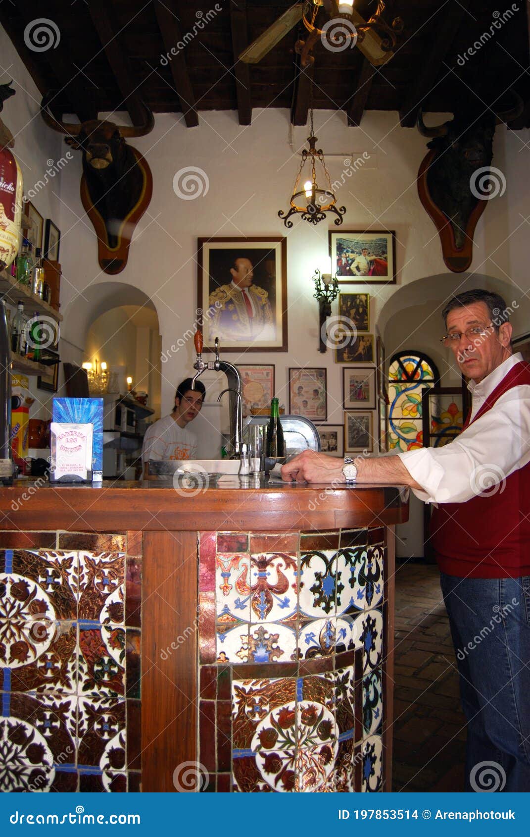 Inside a Spanish Bar, Cordoba, Spain. Editorial Stock Image - Image of ...