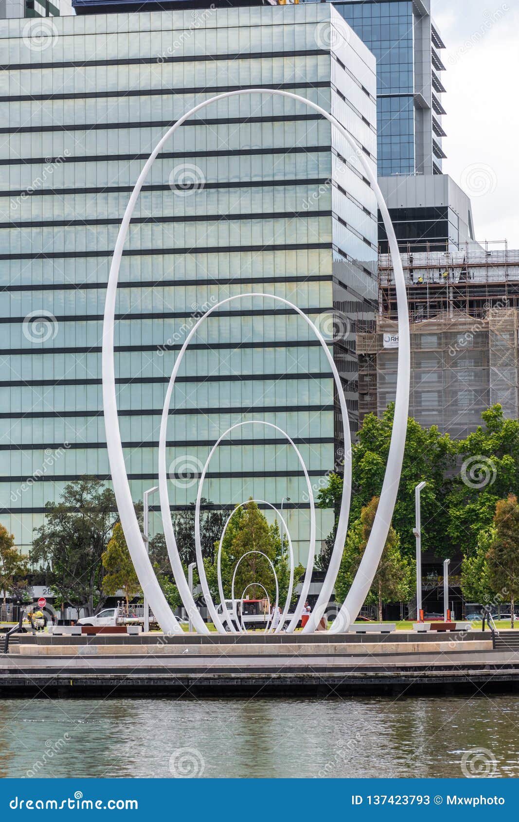Spanda Monument in Perth Elizabeth Quay Western Australia Editorial ...