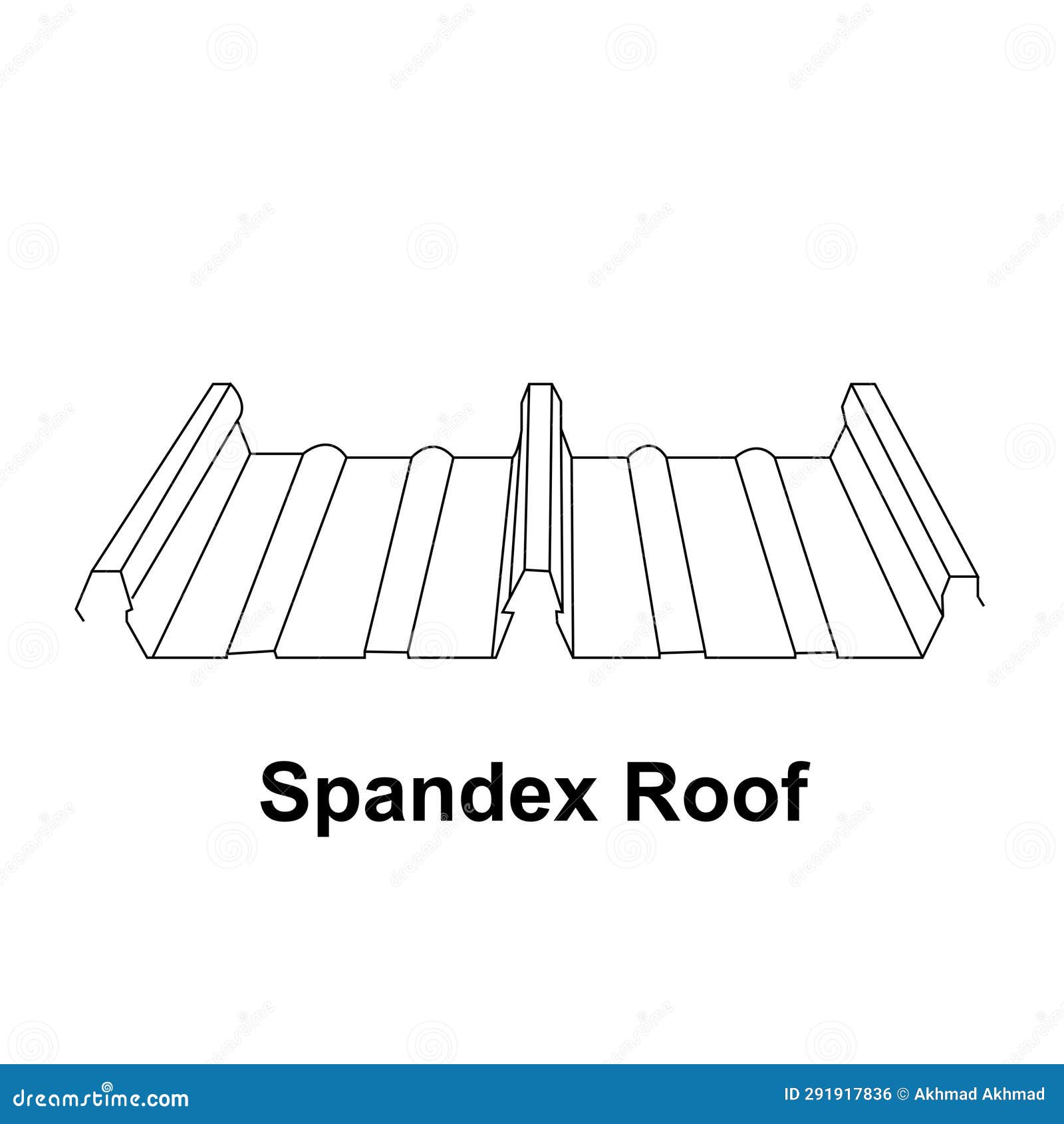 Spandex metal roof icon stock illustration. Illustration of structure ...