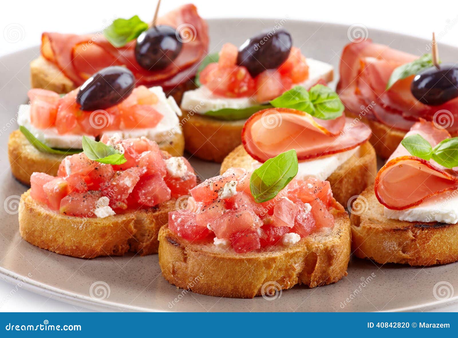 Spanische Lebensmittel Tapas Stockfoto - Bild von platte, knusprig ...
