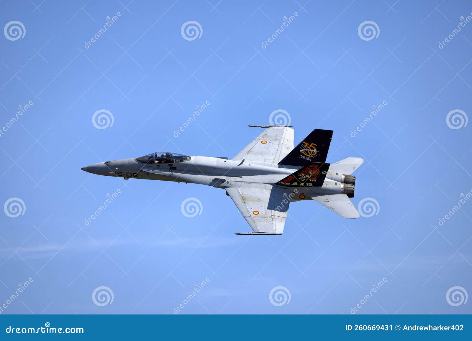 Spanish Air Force McDonnell Douglas EF-18A Hornet Editorial Photo ...