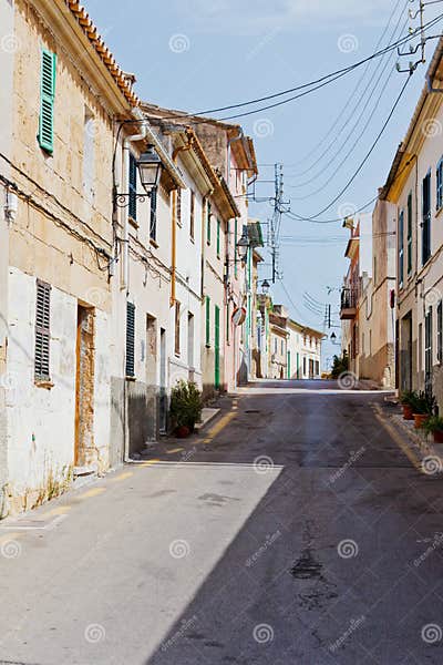 Spanish alley stock image. Image of area, tourism, europe - 29544297