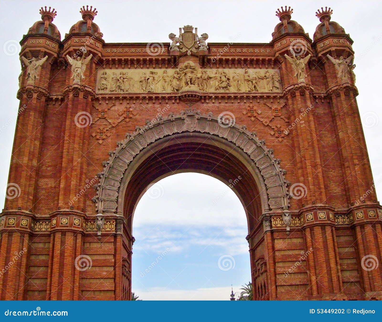 Spanish arched monument stock photo. Image of intricate - 53449202
