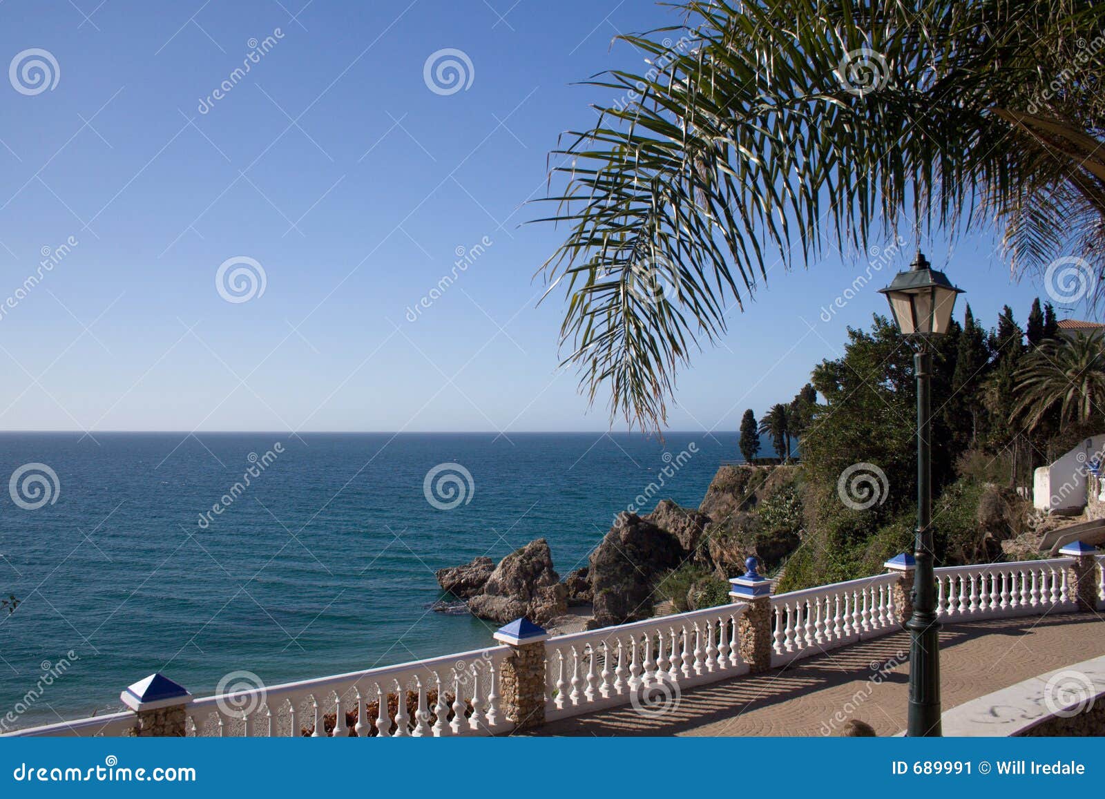 Spanish Balcony stock image. Image of spain, costa, rock - 689991