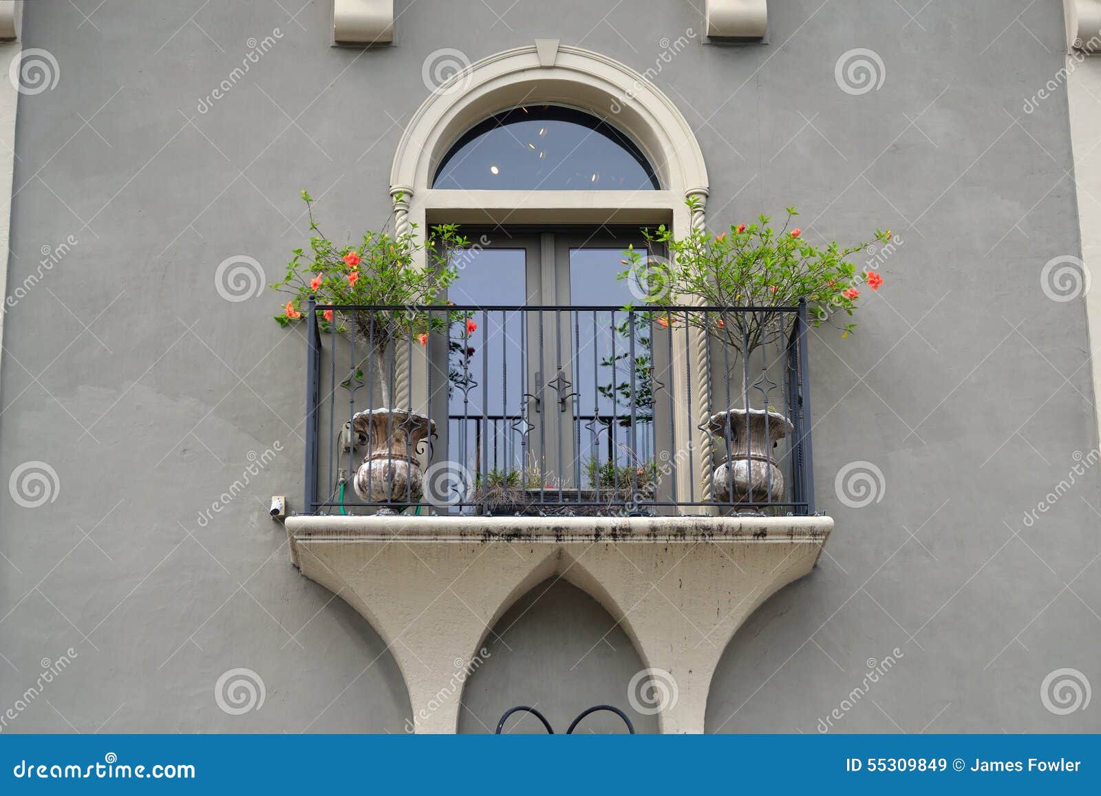 A Spanish Balcony stock image. Image of period, spanish - 55309849