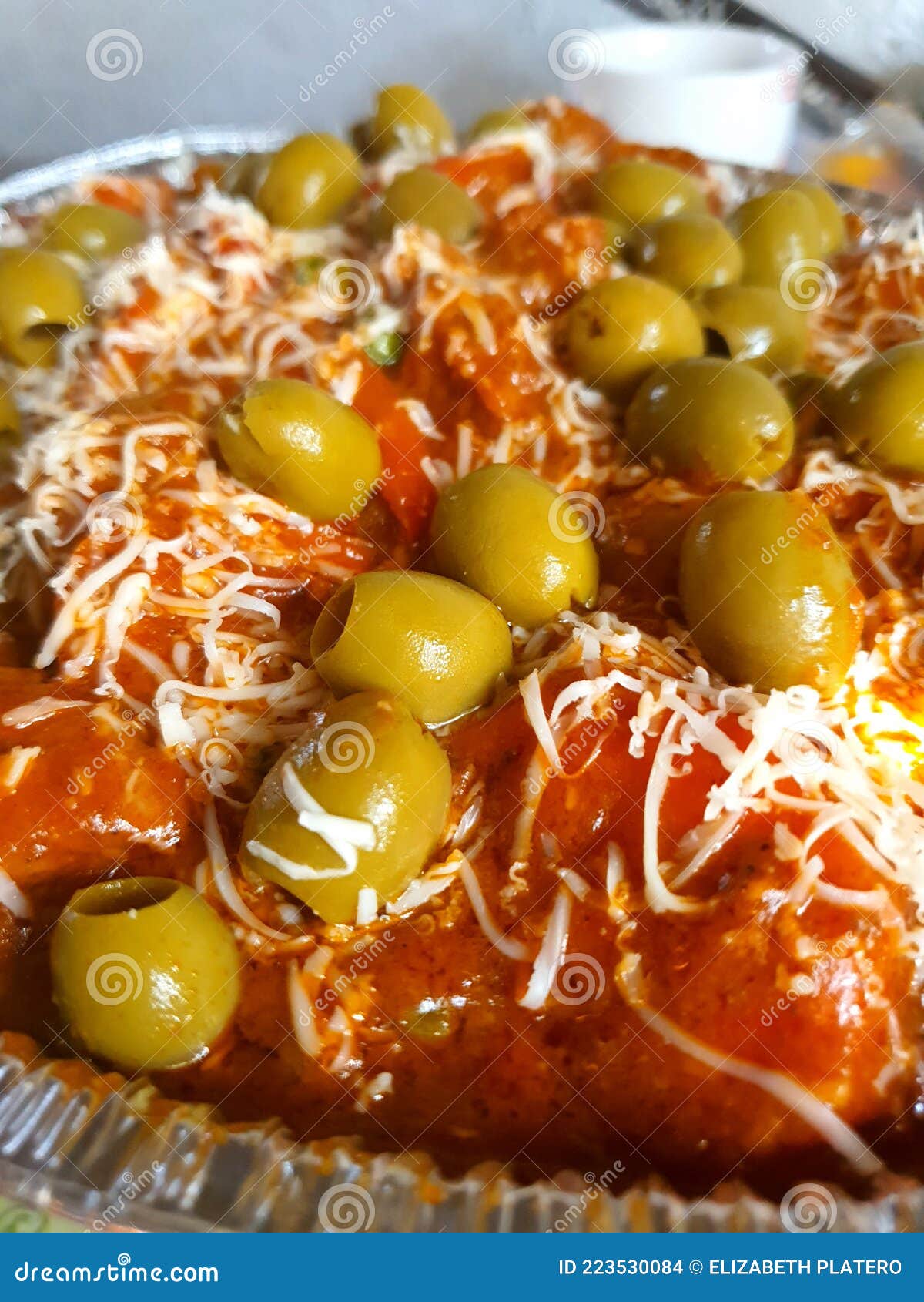 Spanish Beef Caldereta with Olives Stock Photo - Image of spanish ...