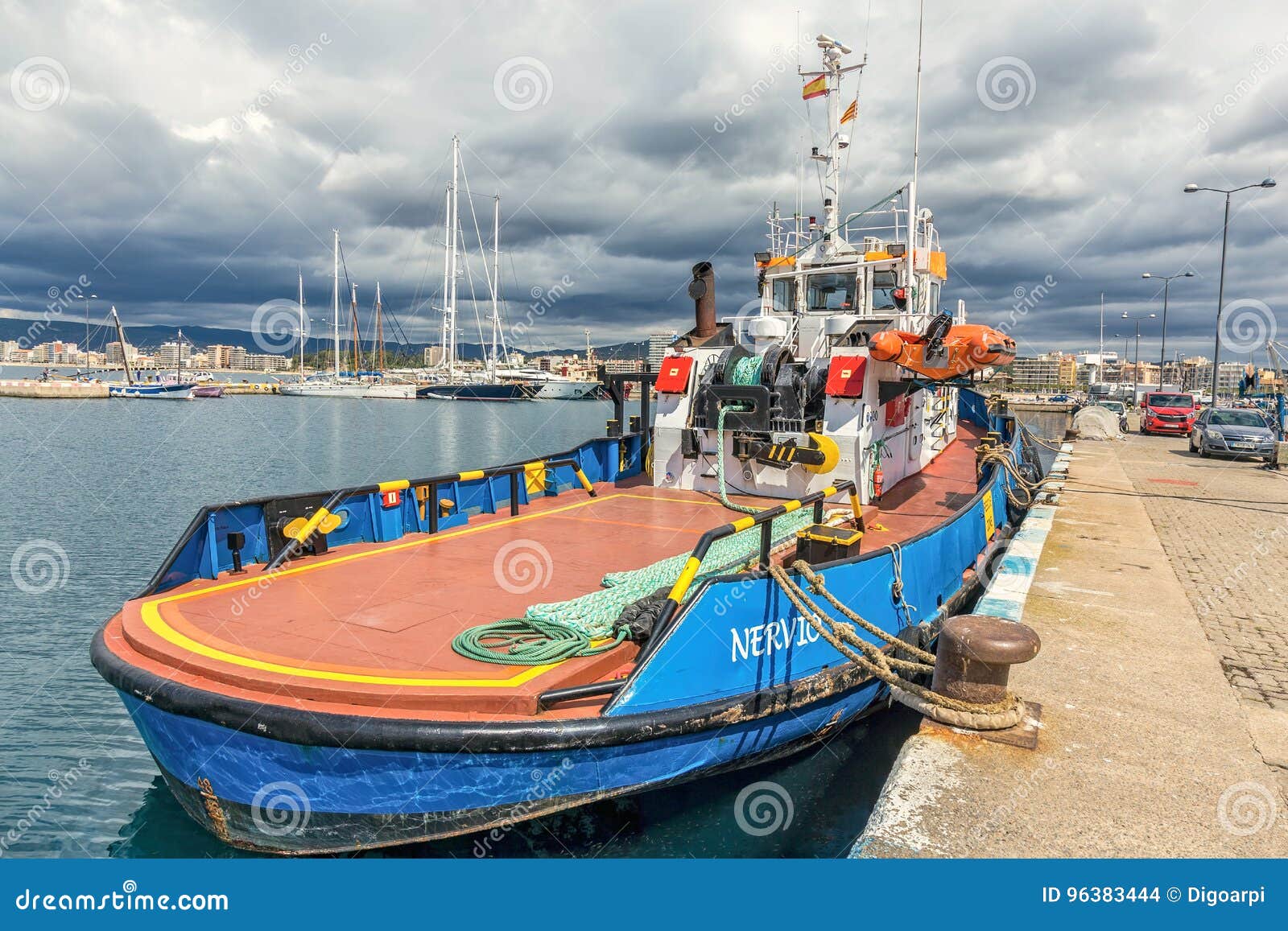 Spanish Boat In Los Gigantes Editorial Image | CartoonDealer.com #217880888