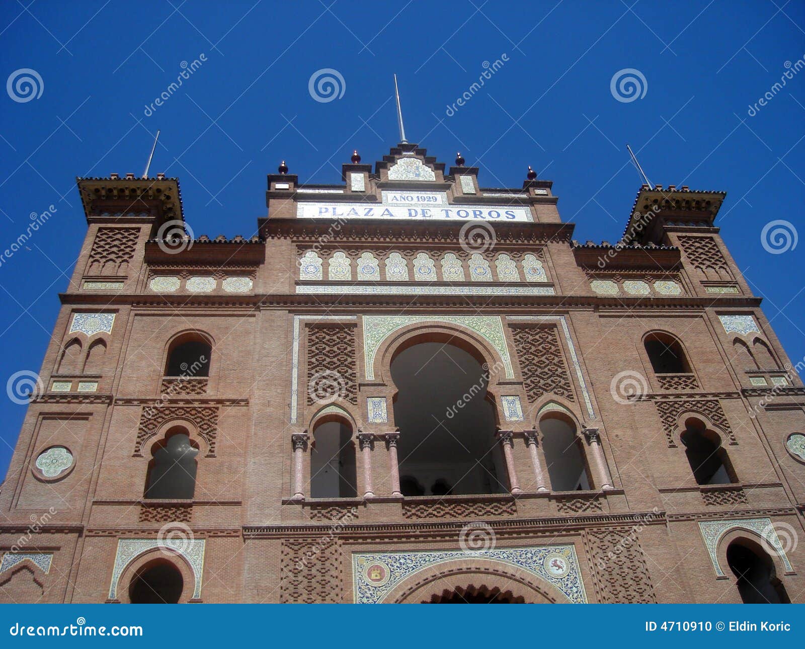 Spanish building stock photo. Image of bright, column - 4710910