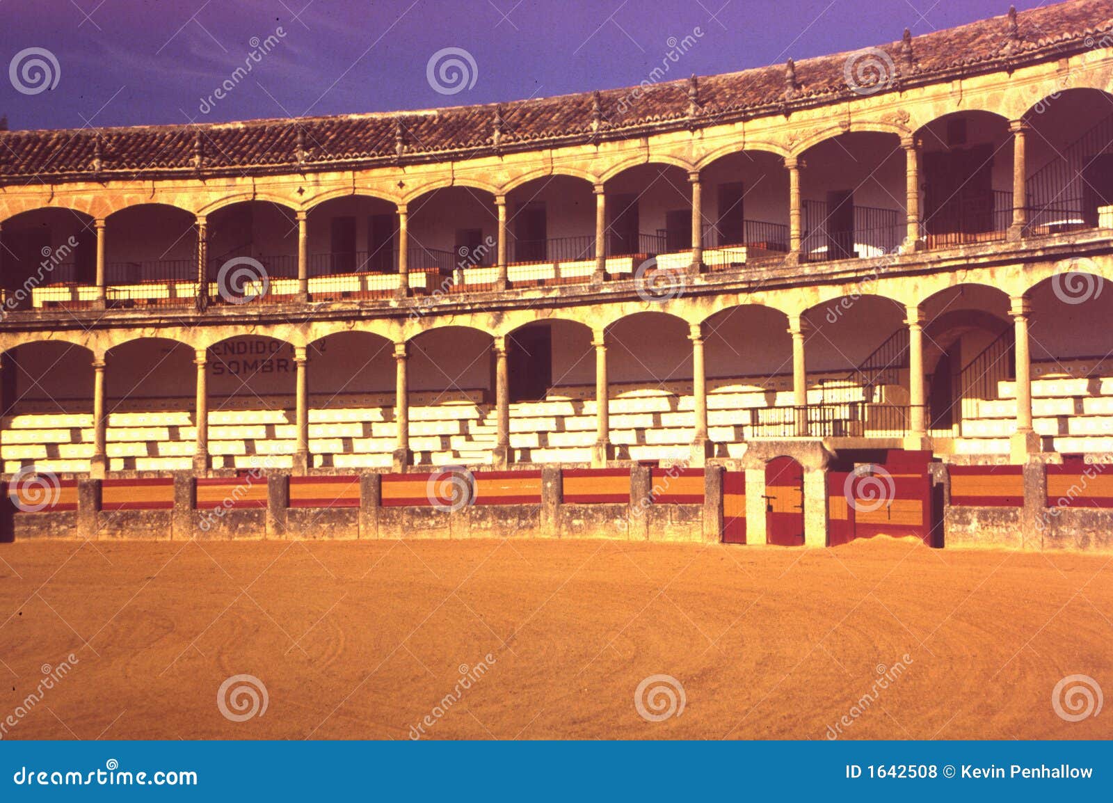 Spanish Bullring stock photo. Image of europe, mediterranean - 1642508