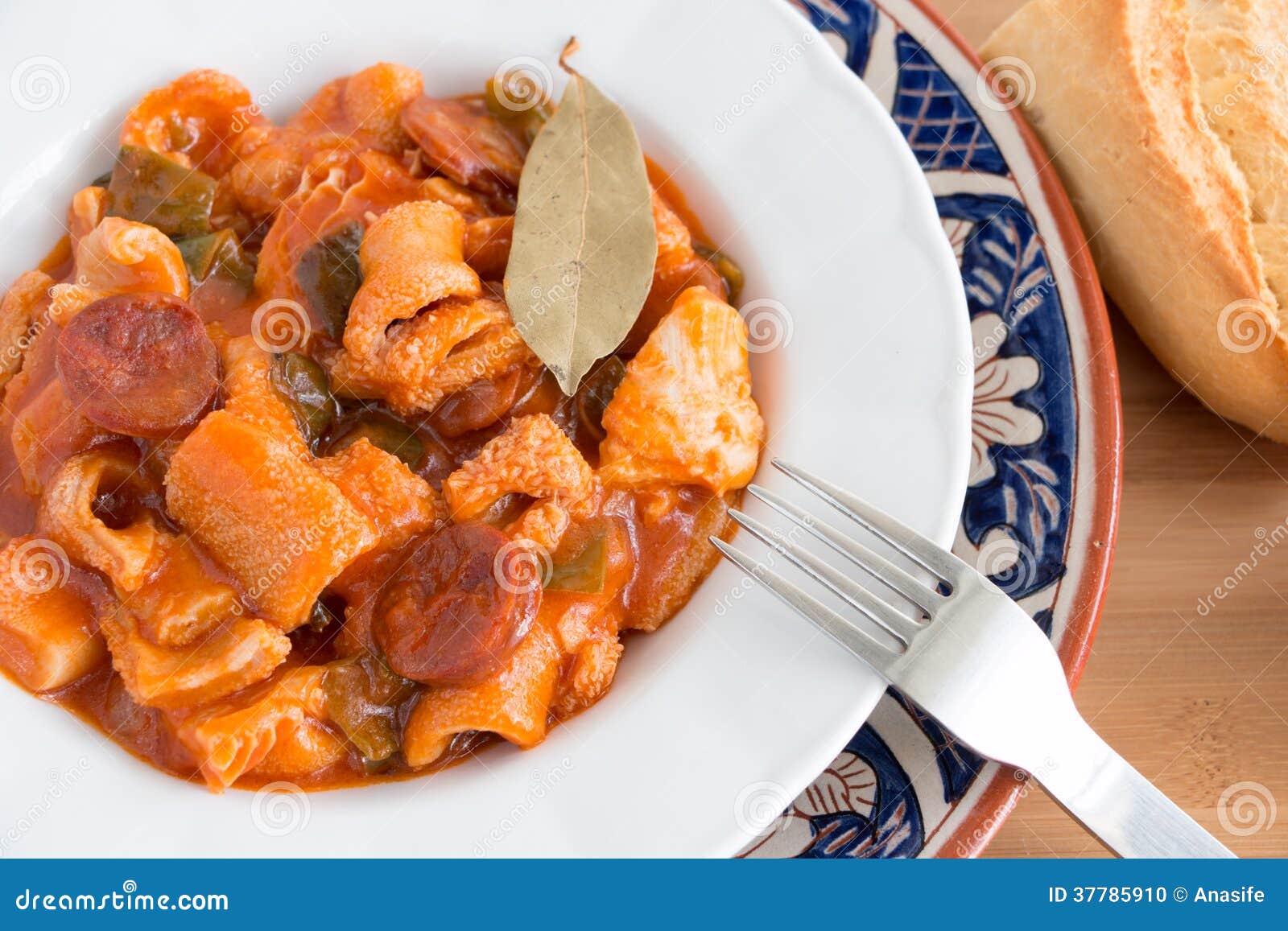 Spanish callos stock photo. Image of onion, dish, mediterranean - 37785910