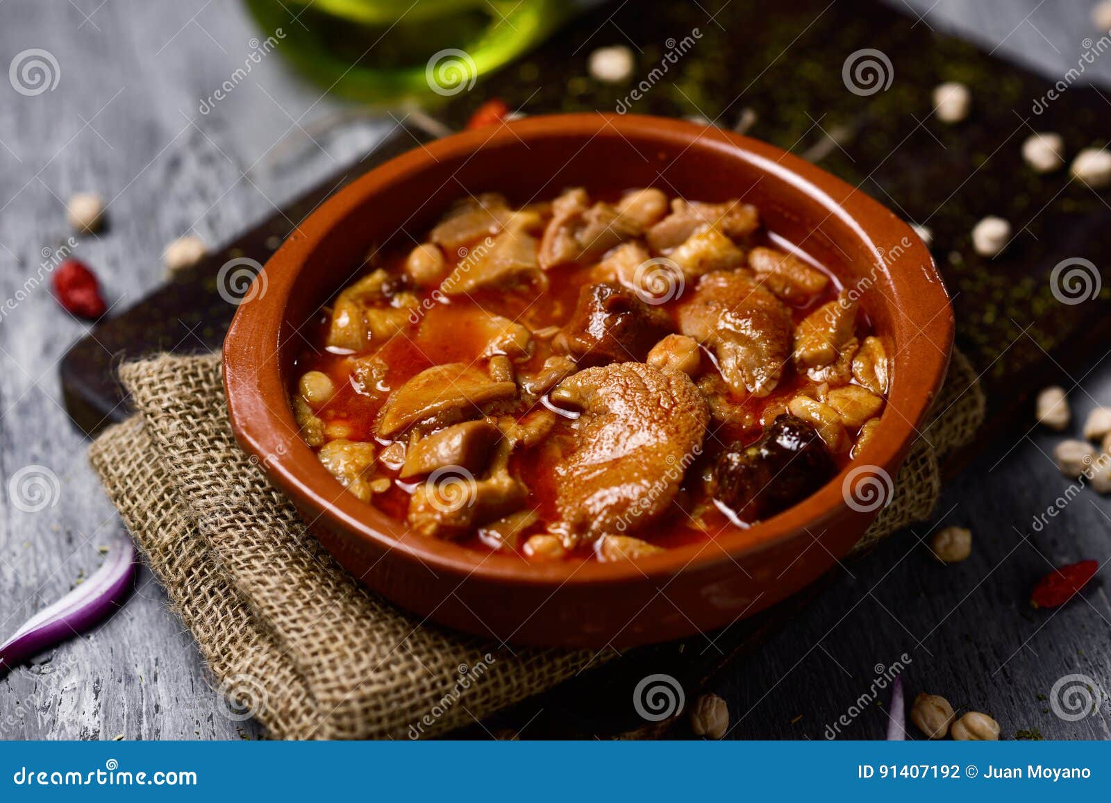 Spanish Callos, a Typical Stew with Beef Tripe Stock Photo - Image of ...