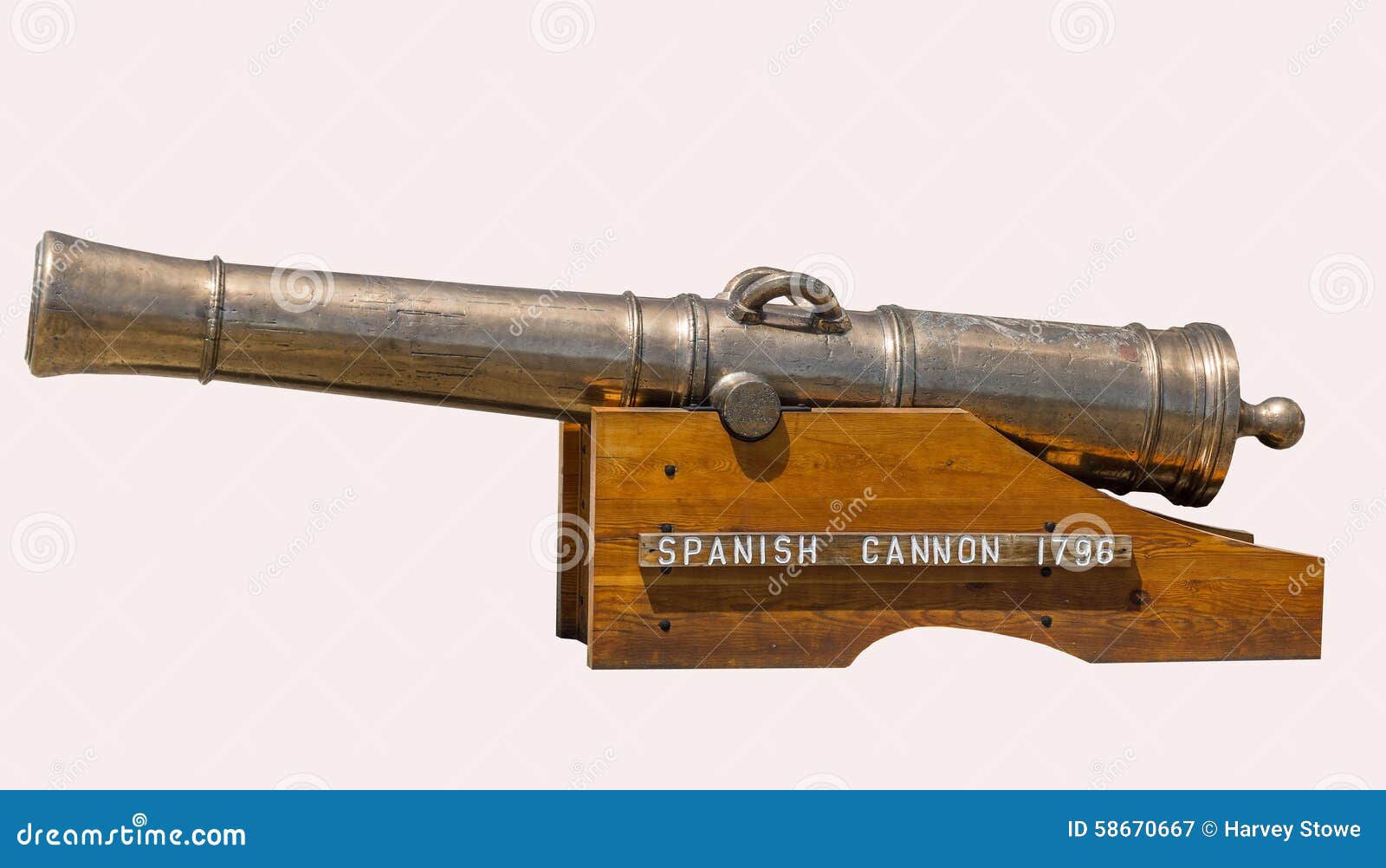 Spanish Cannon 1796 editorial photography. Image of armament - 58670667