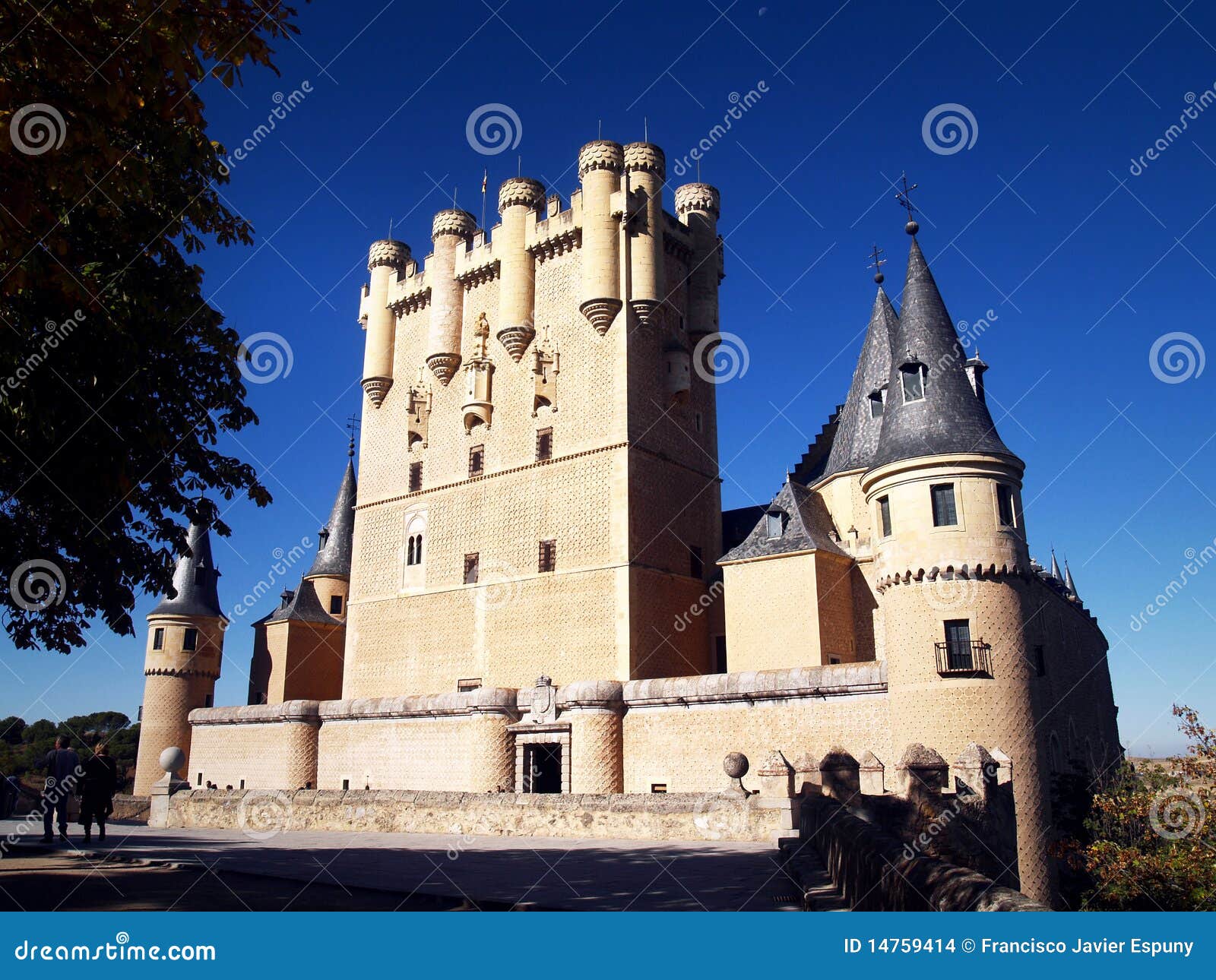 Spanish castle stock photo. Image of architecture, fortress - 14759414