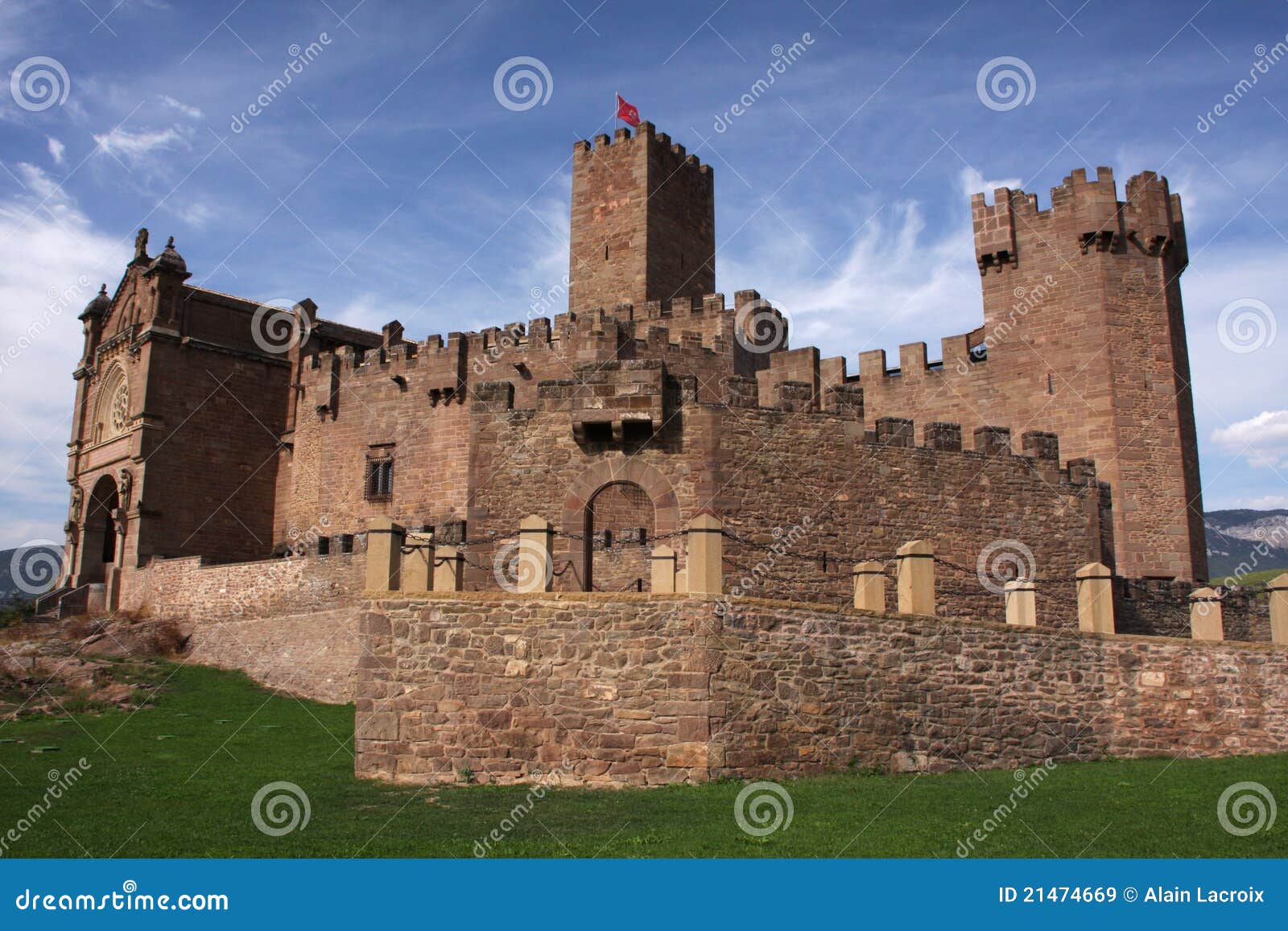 Spanish castle stock image. Image of ancient, castle - 21474669