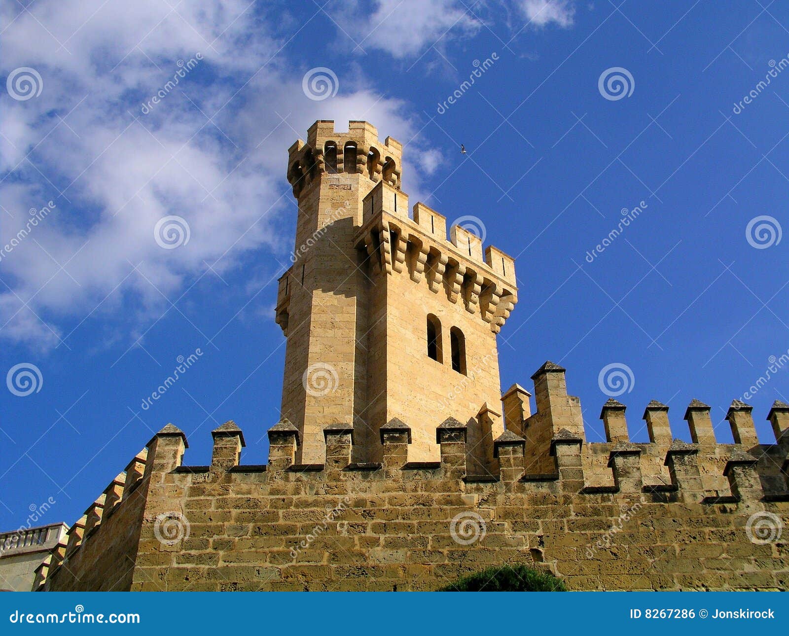 Spanish castle stock photo. Image of fort, sandstone, ancient - 8267286