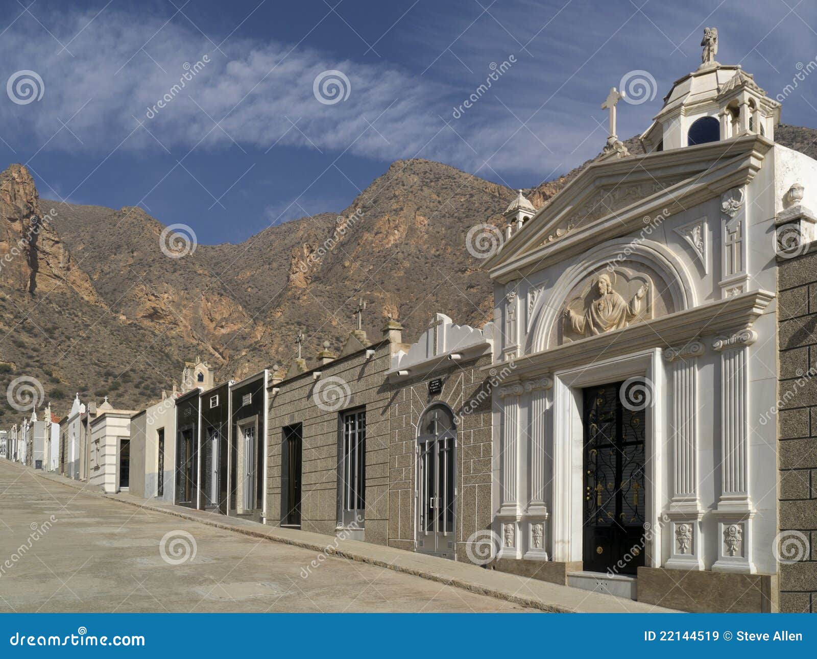Spanish Cemetery - Costa Blanca - Spain Stock Image - Image of travel ...